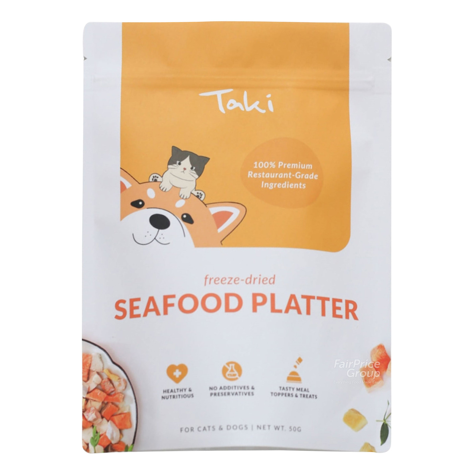 Taki Pets Freeze Dried Pet Treats - Seafood Platter | NTUC FairPrice