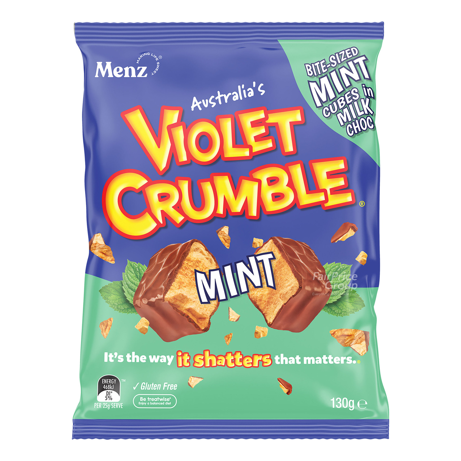 Violet Milk Chocolate - Mint Cube | NTUC FairPrice