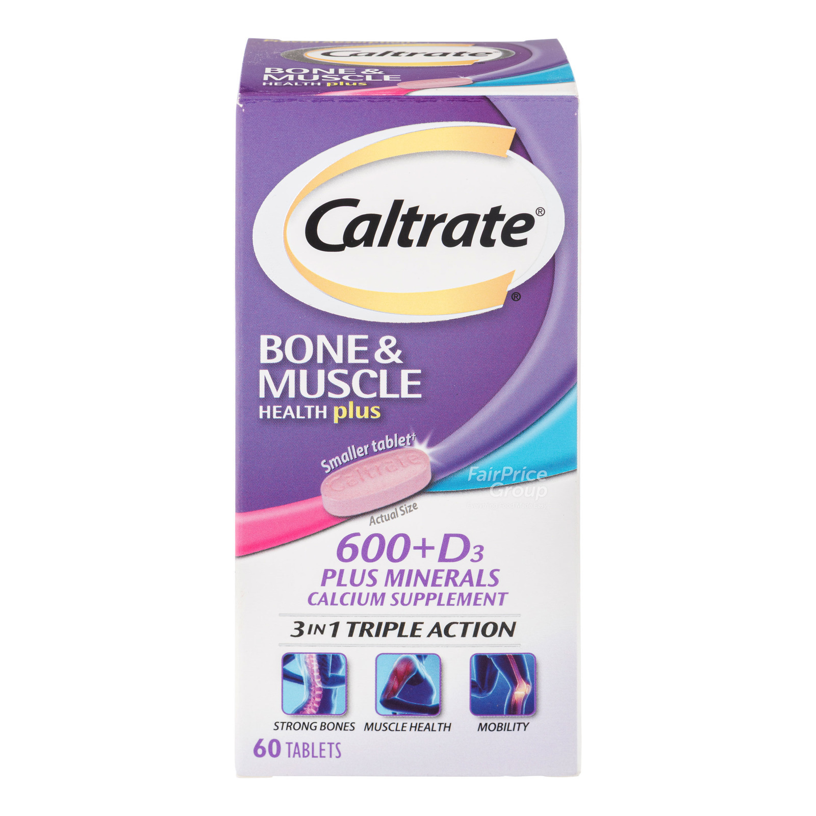 Caltrate 600+D3 Plus Minerals Calcium Supplement | NTUC FairPrice