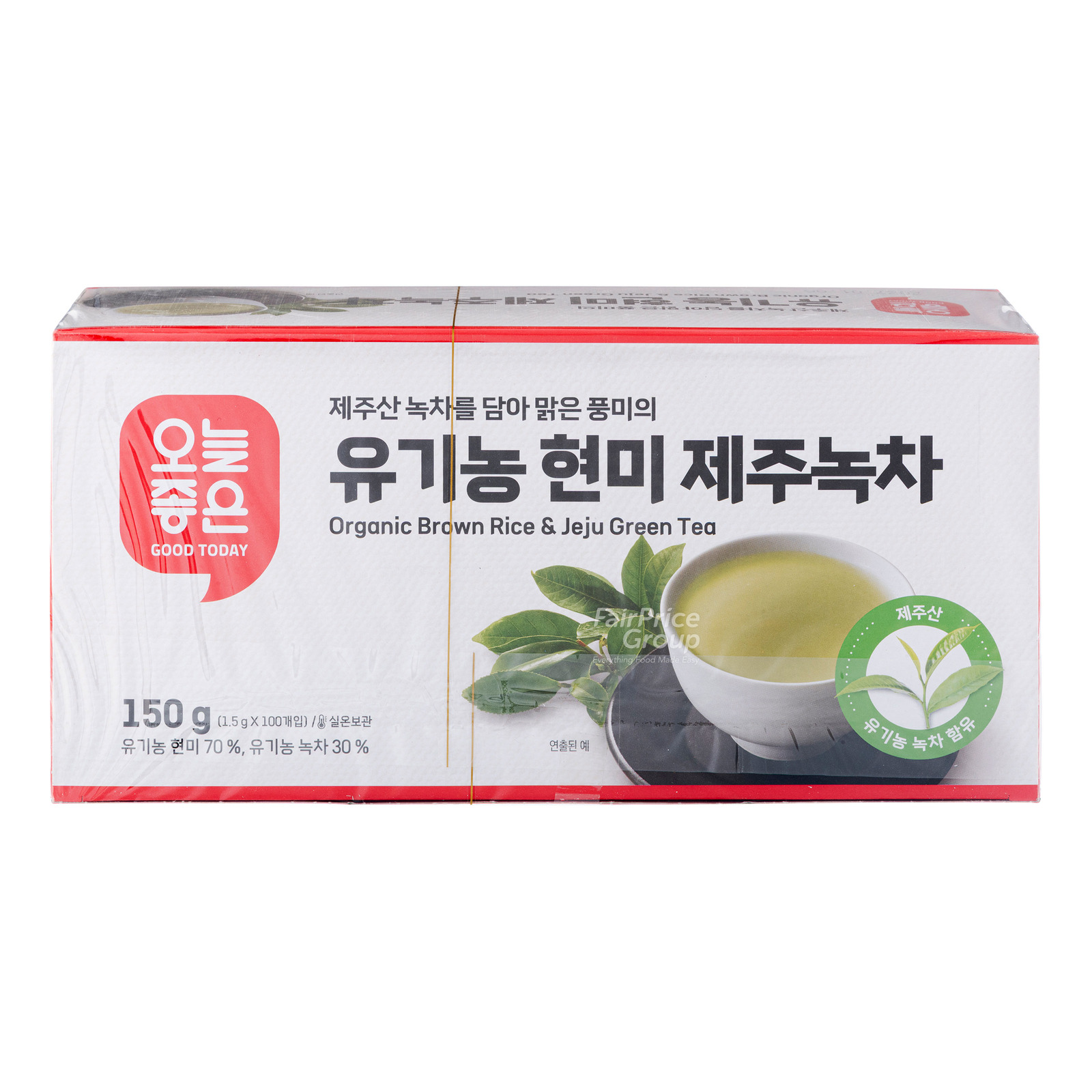 Good Today Organic Brown Rice And Jeju Green Tea | NTUC FairPrice