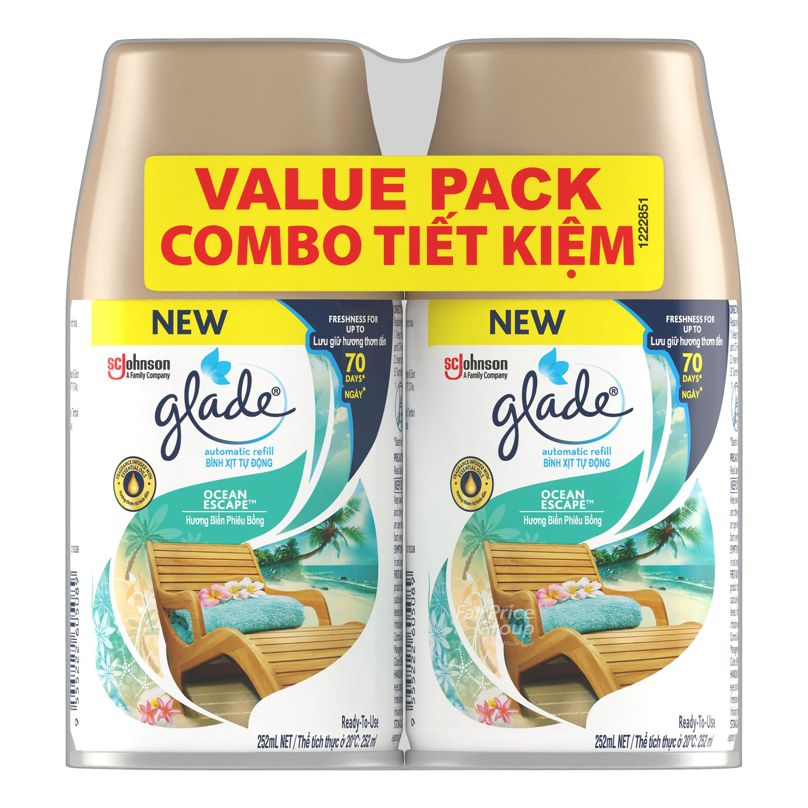 Glade Auto Spray Refill Value Pack - Ocean Escape | NTUC FairPrice