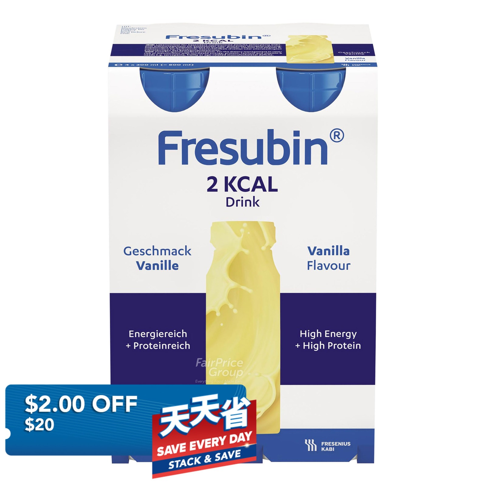 Fresubin 2KCAL Ready-to-Drink - Vanilla | NTUC FairPrice
