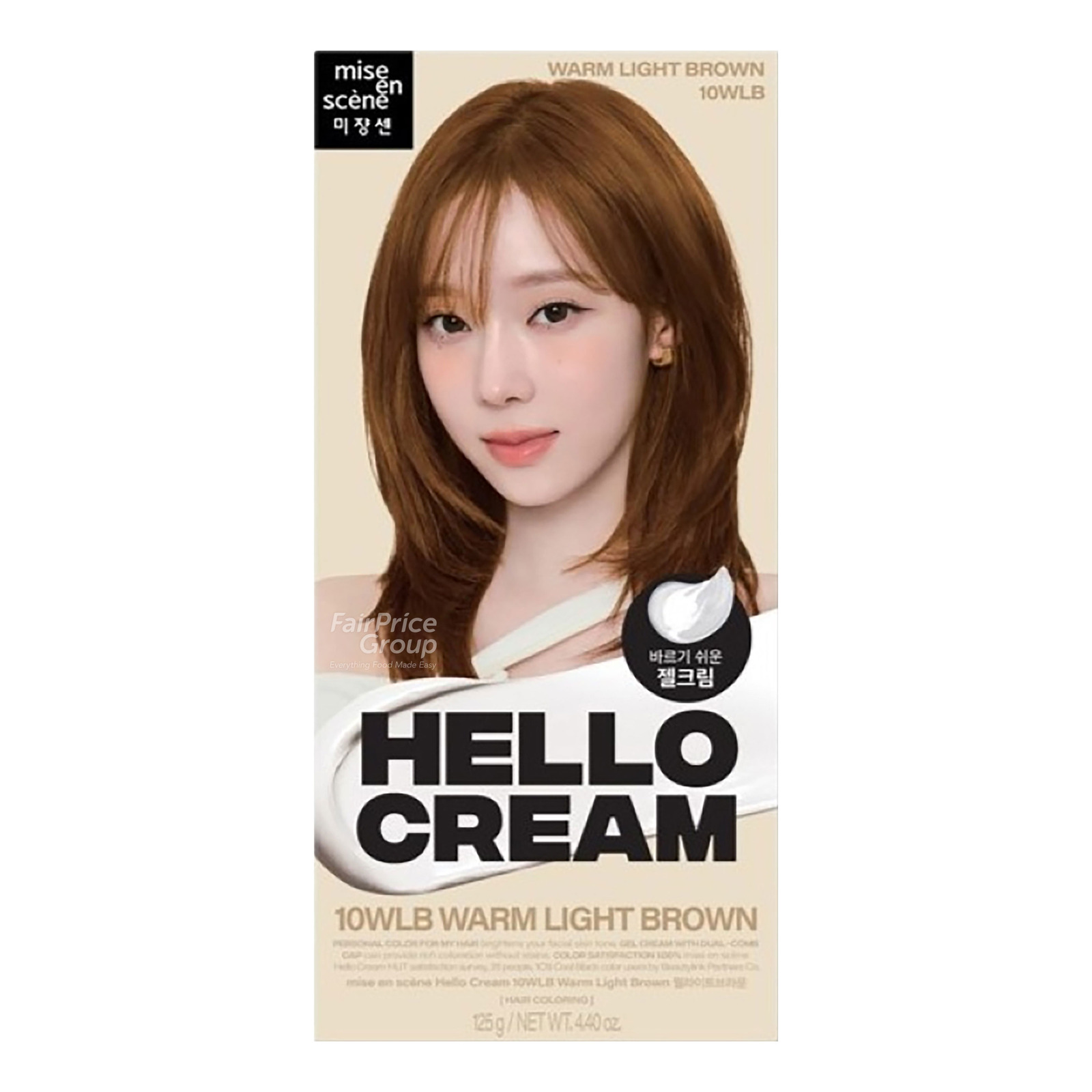 Mise En Scene Hello Cream - 10WLB Warm Light Brown | NTUC FairPrice