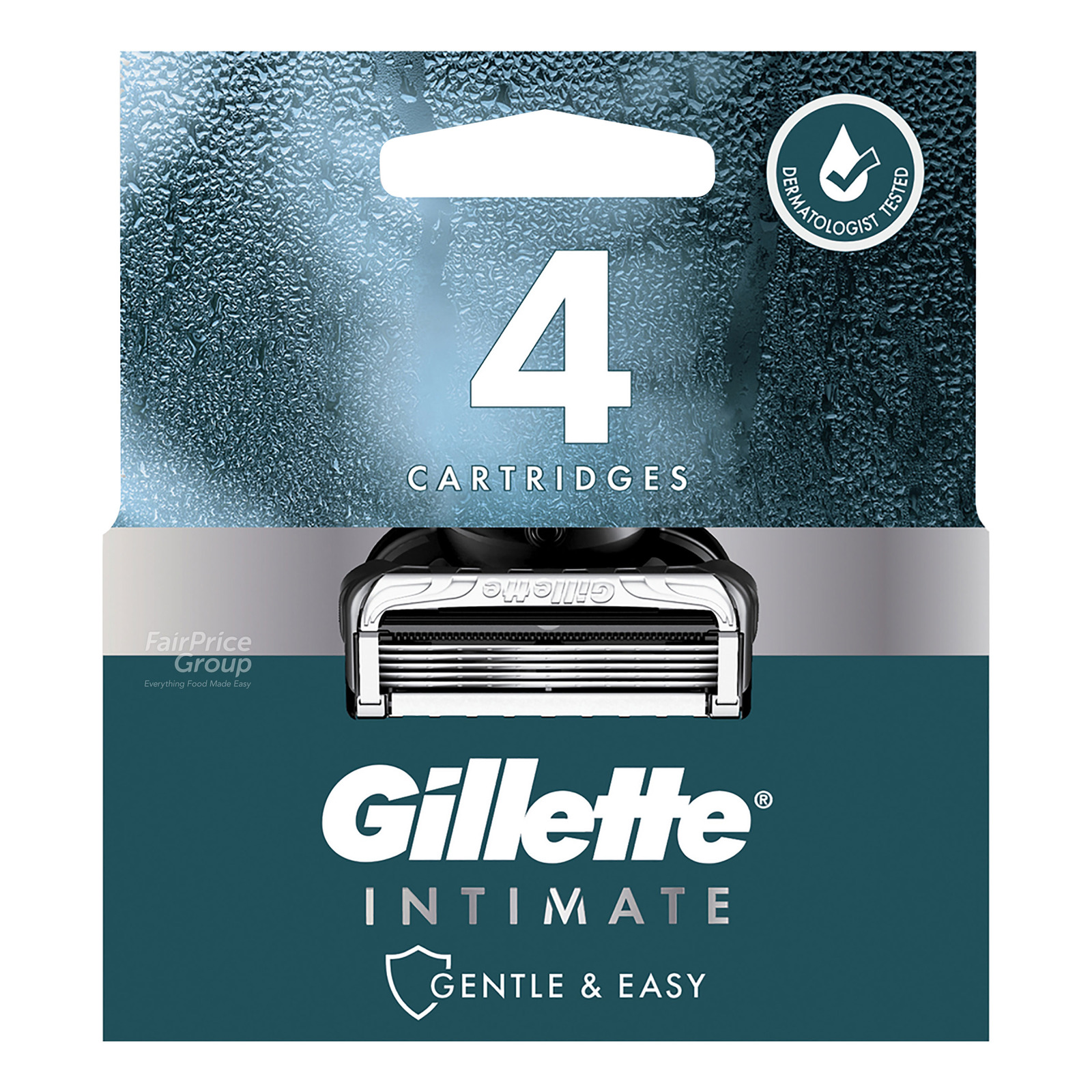Gillette Intimate Gentle & Easy Hair Razor Blade Refill | NTUC FairPrice