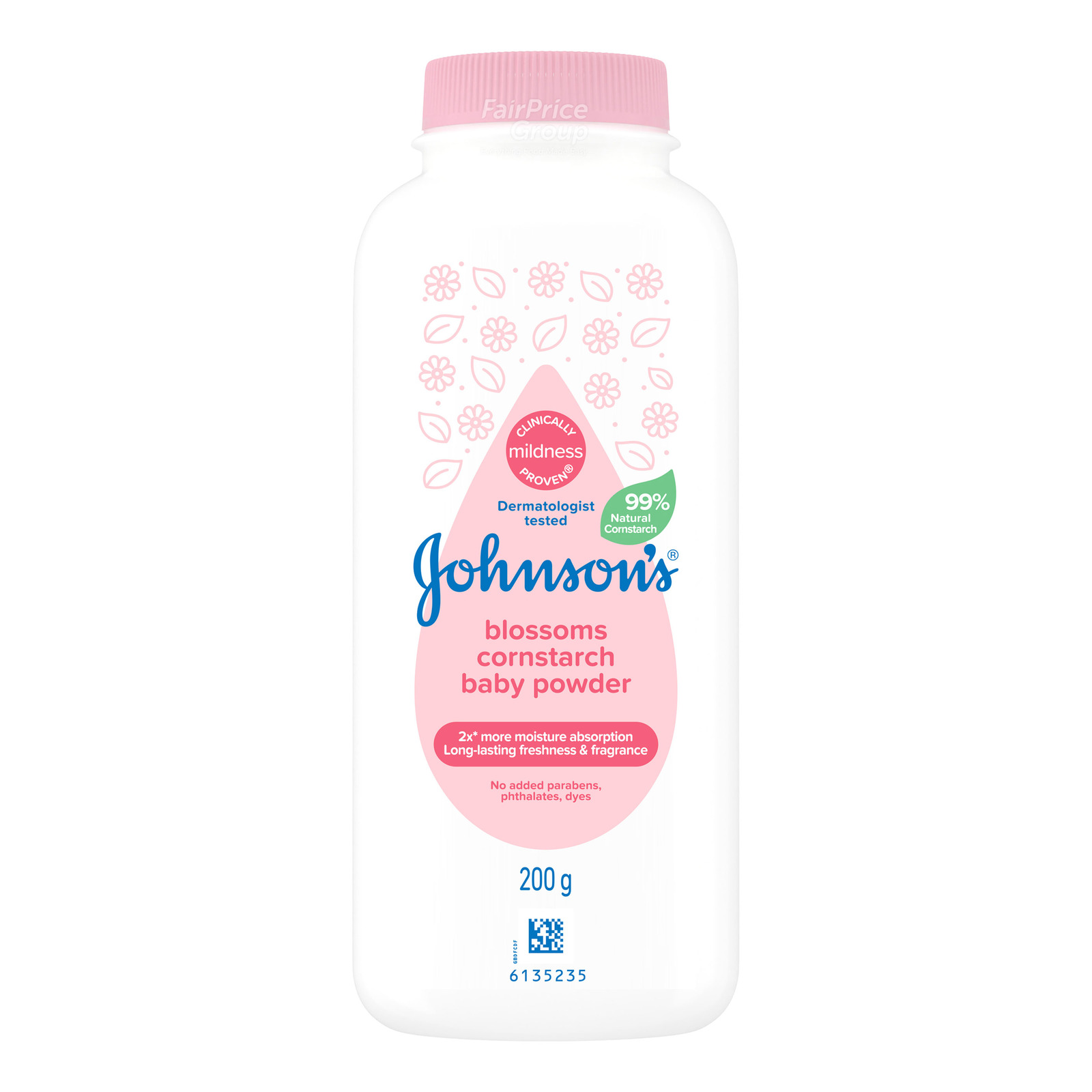 Johnson's Cornstarch Baby Powder - Blossoms | NTUC FairPrice