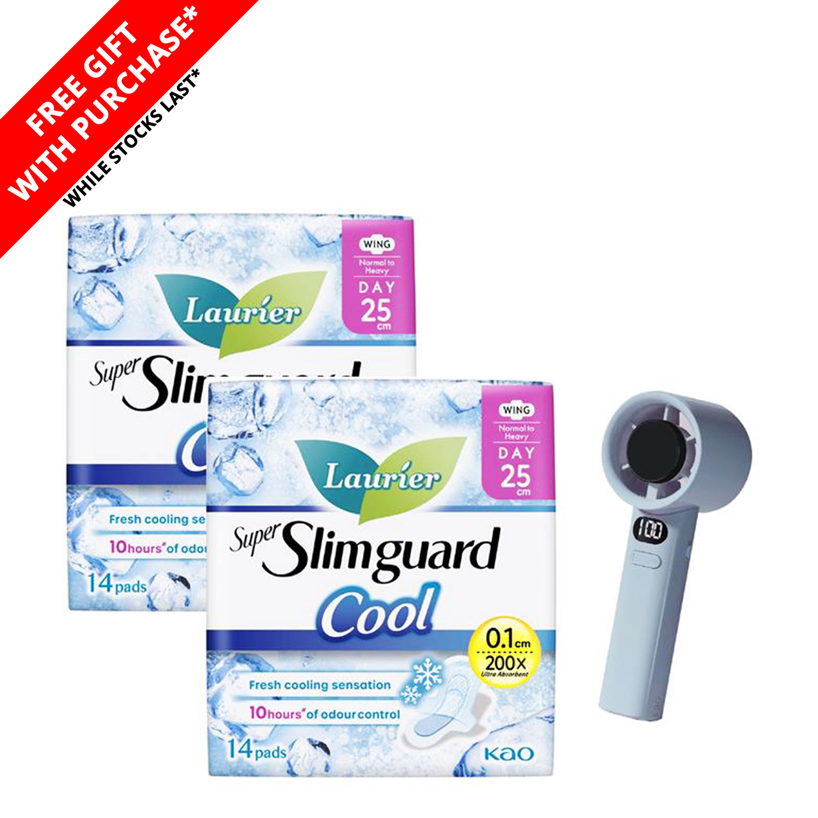 Laurier Super Slimguard Bundle + Gift - Cool Day Pads (25cm) | NTUC ...