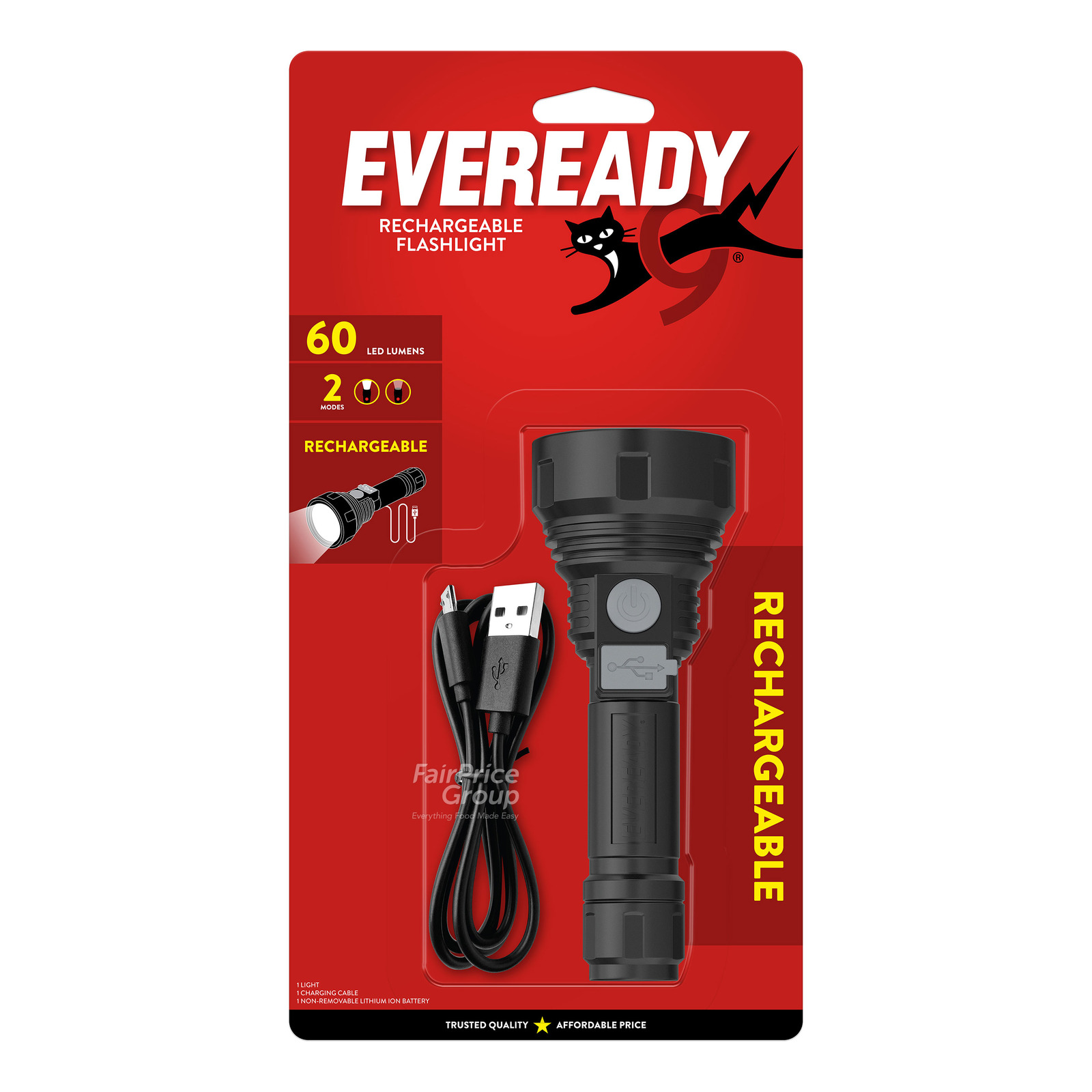 Eveready Rechargeable Flashlight - Small | NTUC FairPrice