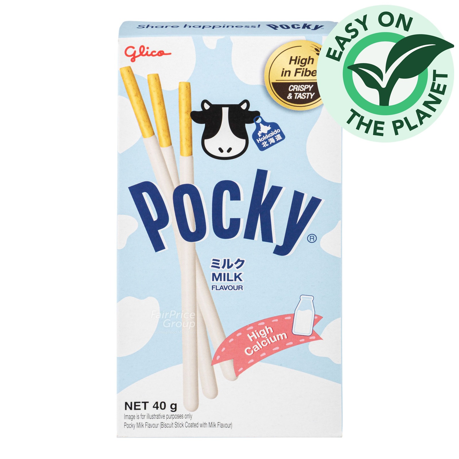 Glico Pocky Biscuit Sticks - Milk | NTUC FairPrice