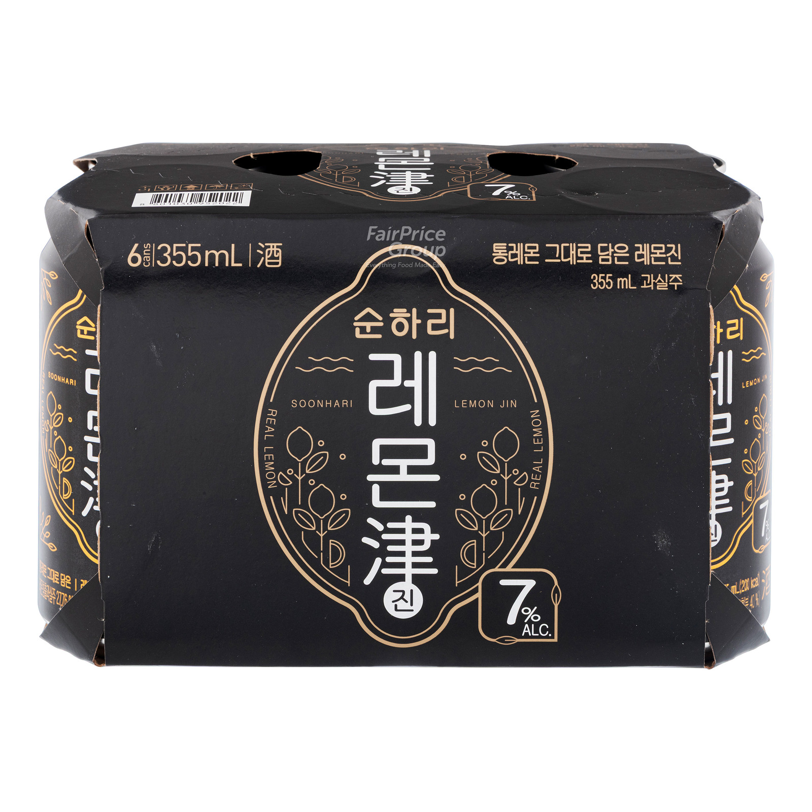 Lotte Soonhari Lemon Jin - 7% Alcohol | NTUC FairPrice