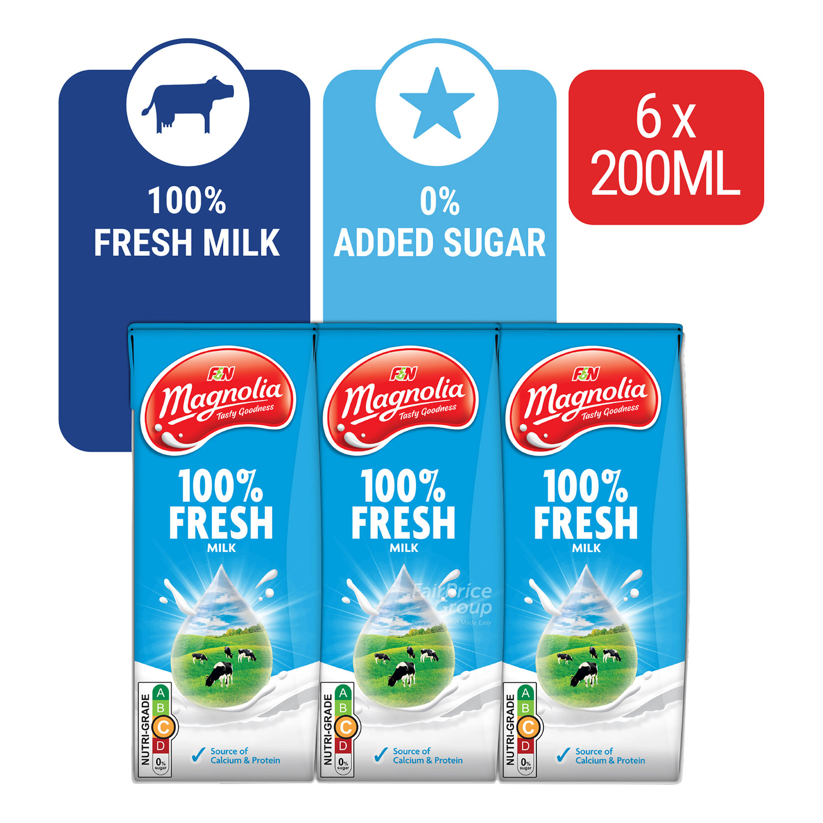 F & N Magnolia UHT Packet Milk - Fresh Milk | NTUC FairPrice