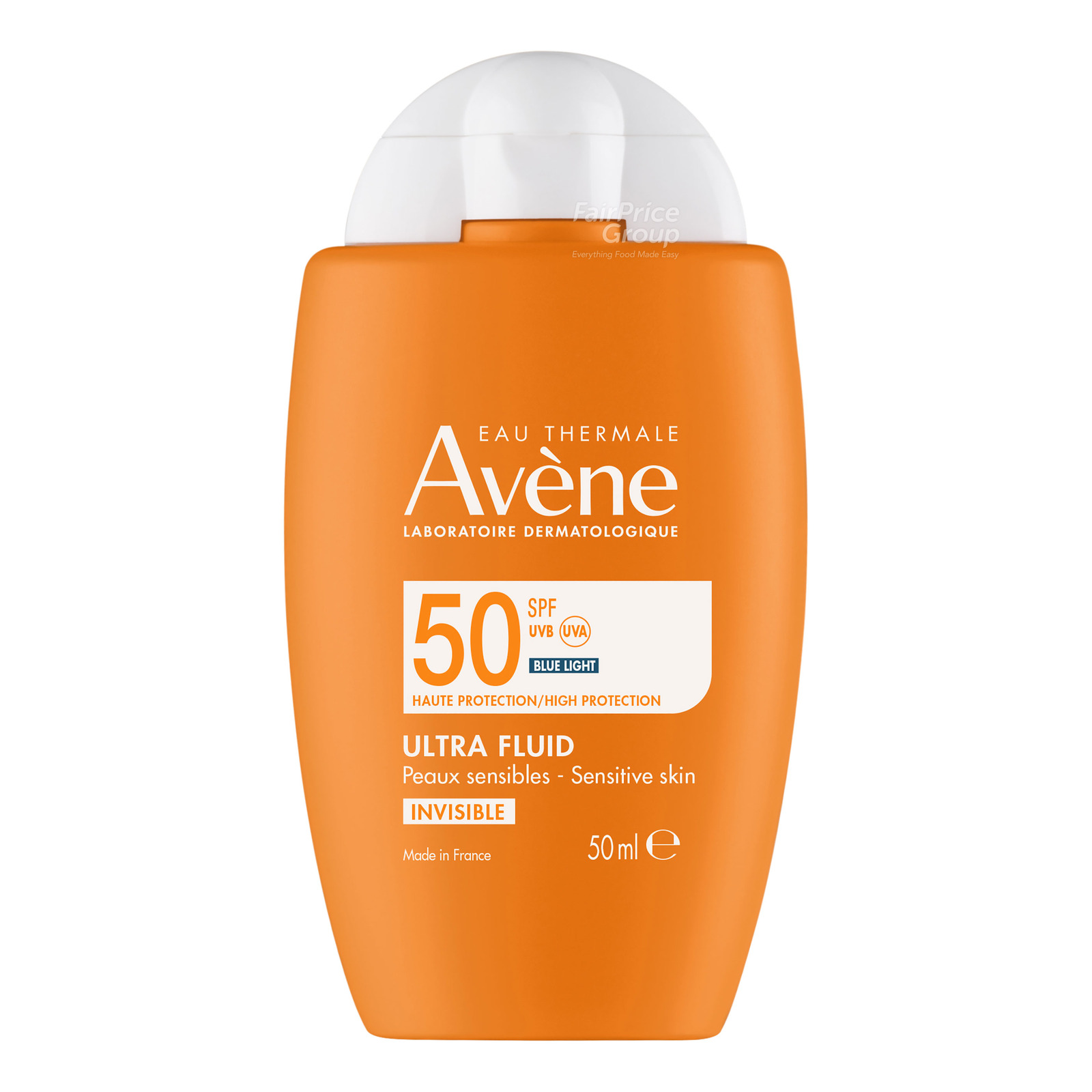 Avene Ultra Fluid SPF50+ Sunblock - Invisible | NTUC FairPrice