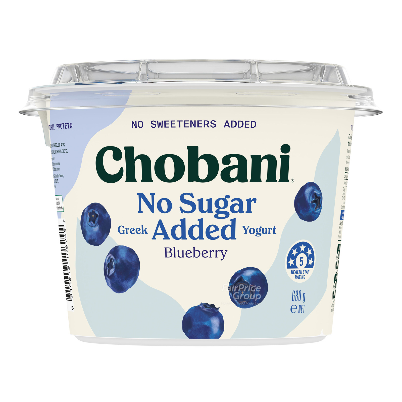 Chobani No Sugar Added Greek Yoghurt - Blueberry | NTUC FairPrice
