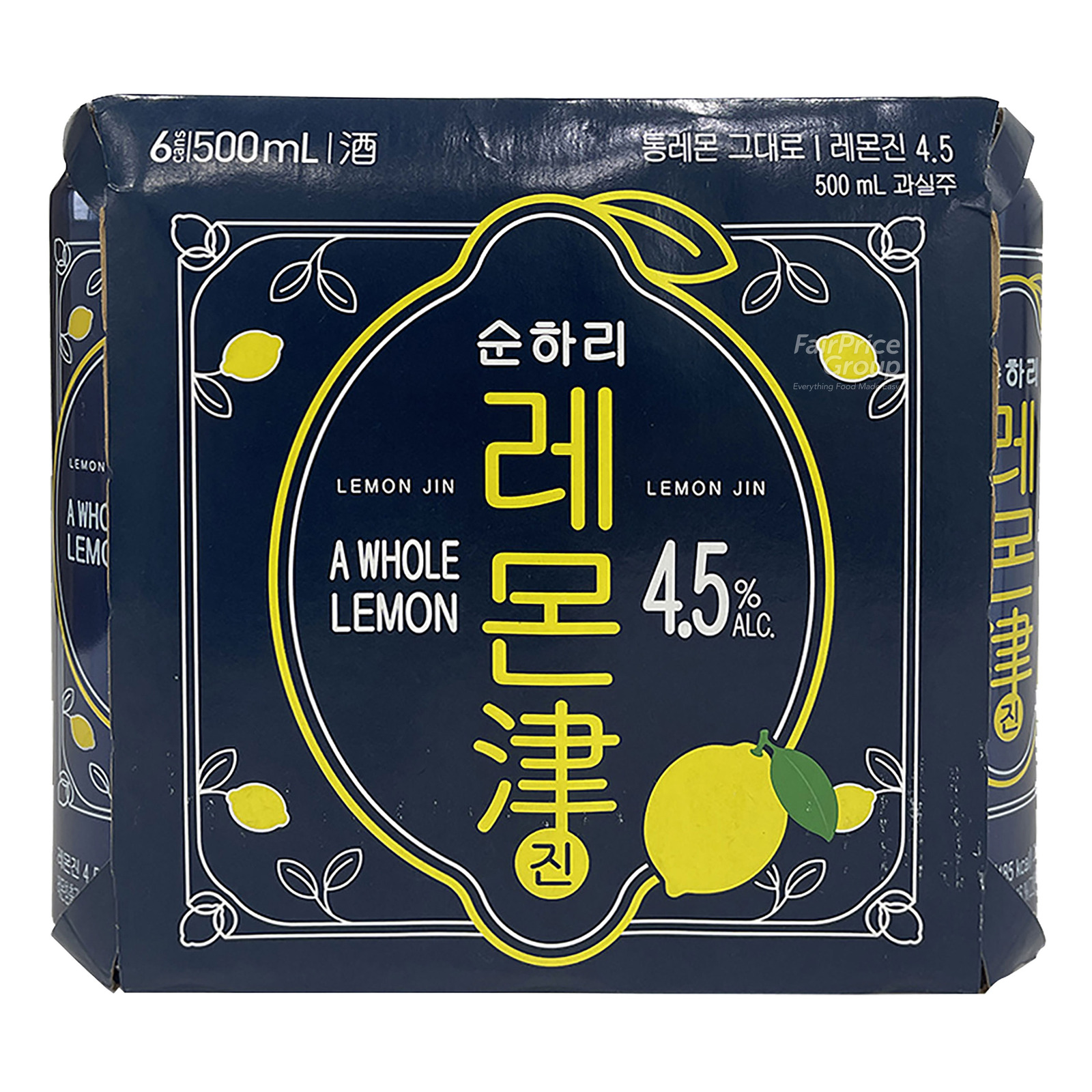 Lotte Lemon Jin - 4.5% Alcohol | NTUC FairPrice