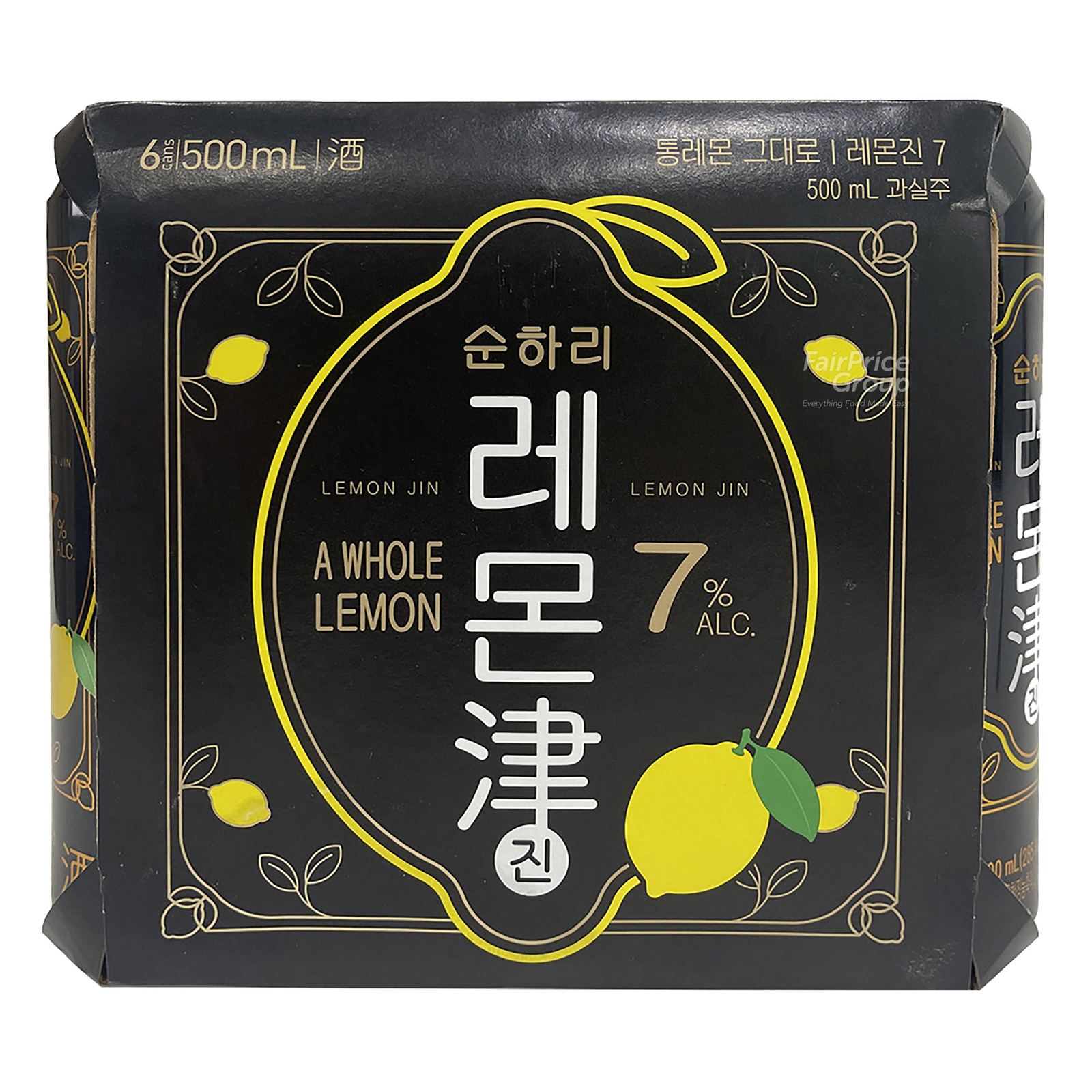 Lotte Lemon Jin - 7% Alcohol | NTUC FairPrice