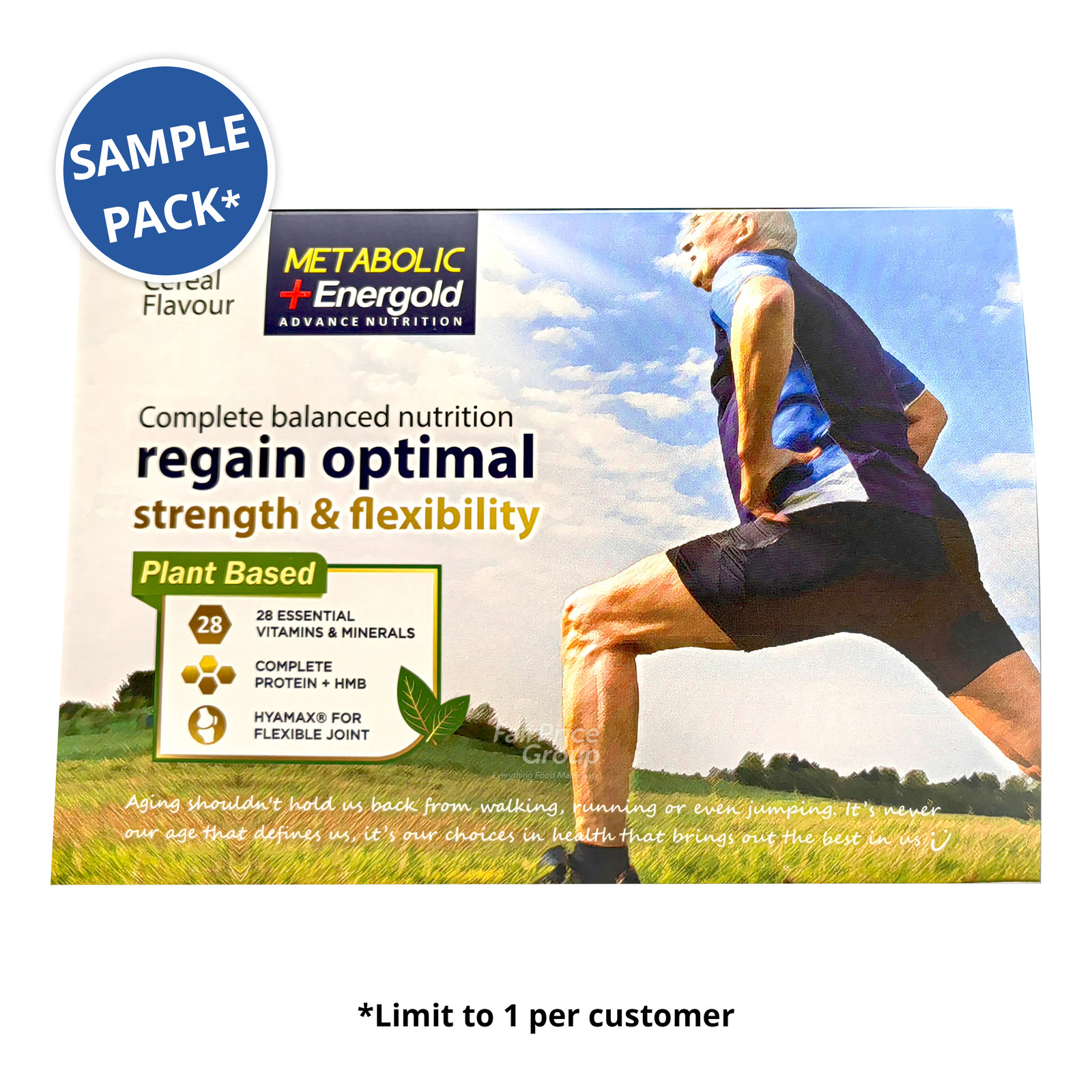 (Sample) Metabolic+ Energold - Plant Based | NTUC FairPrice