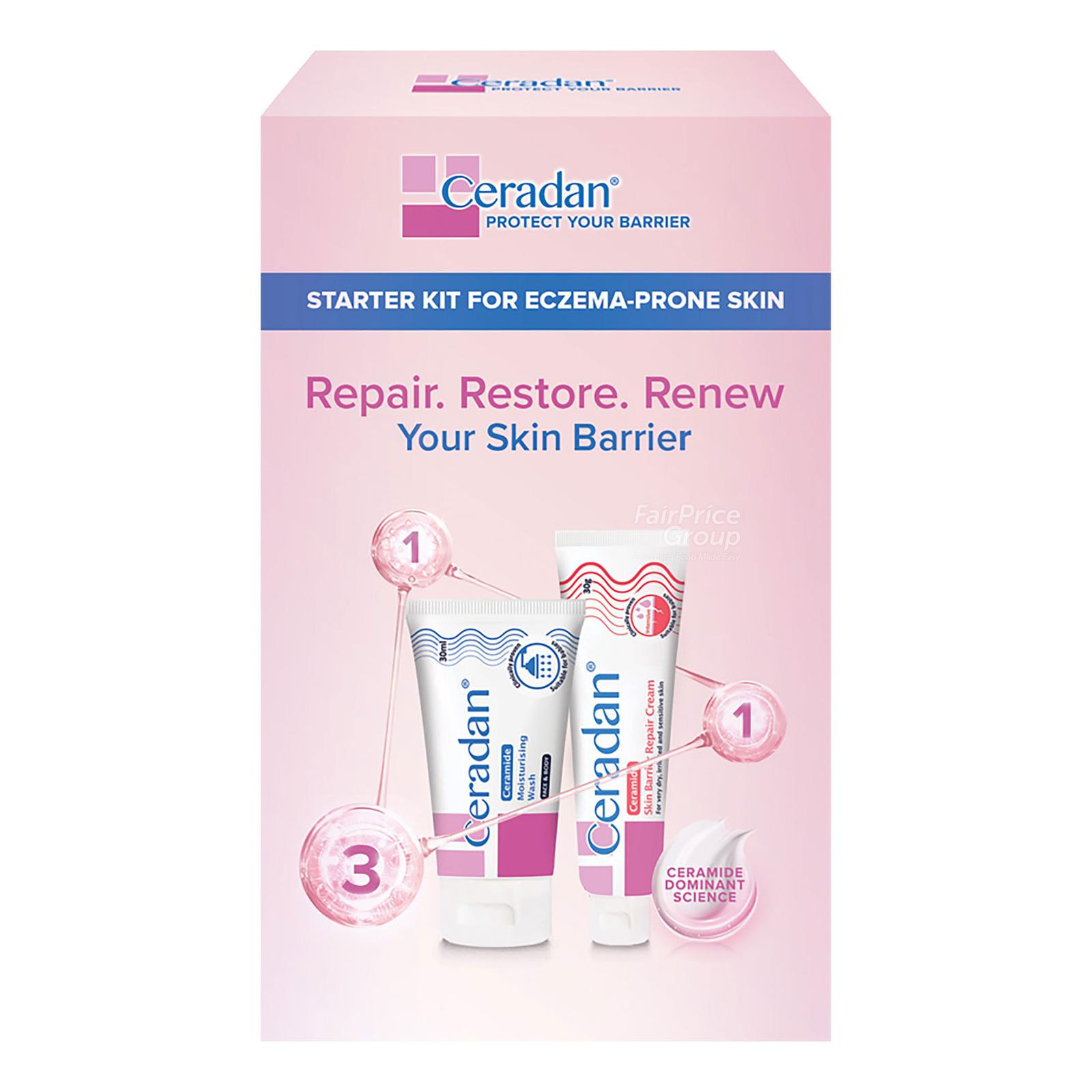 Ceradan Starter Kit for Eczema-Prone Skin | NTUC FairPrice
