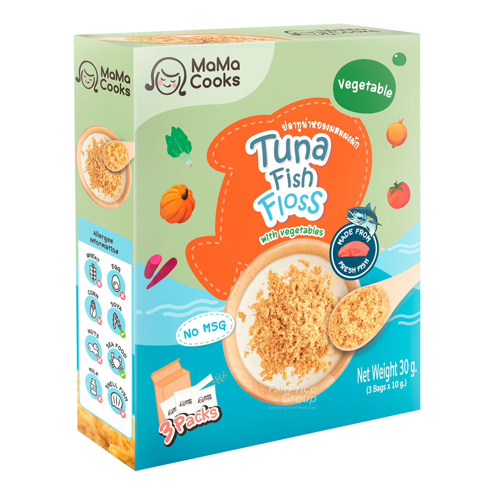 Mamacooks Tuna Floss - Vegetable | NTUC FairPrice