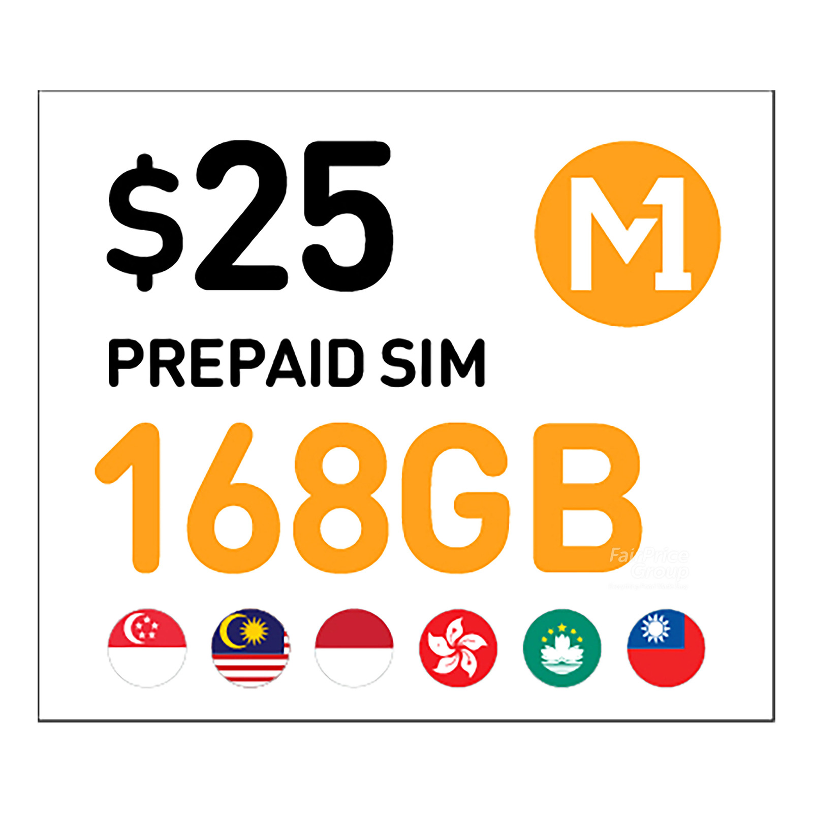 M1 $25 ZERO SIM CARD | NTUC FairPrice