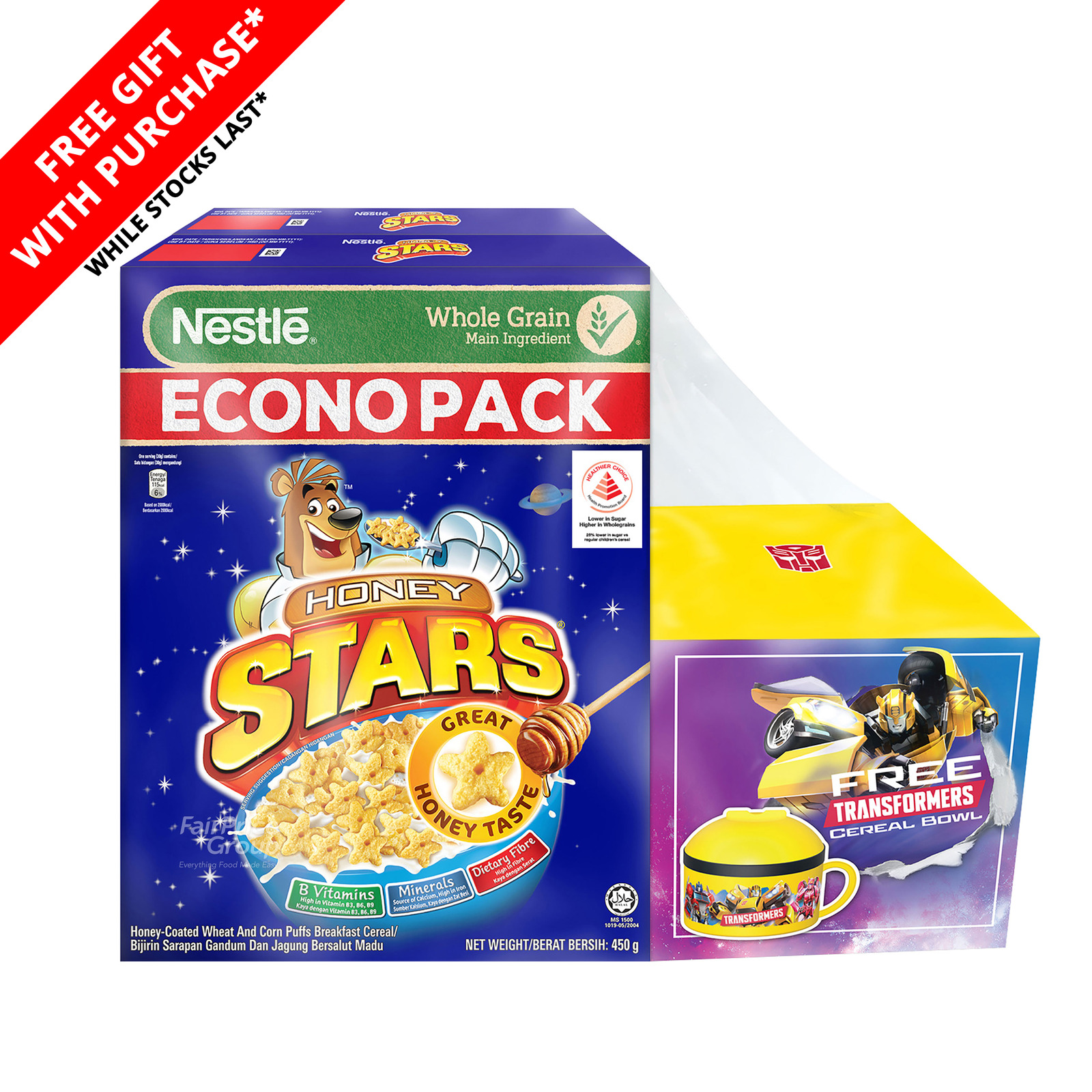 Nestle Honey Stars Cereal Econo Pack + FOC | NTUC FairPrice