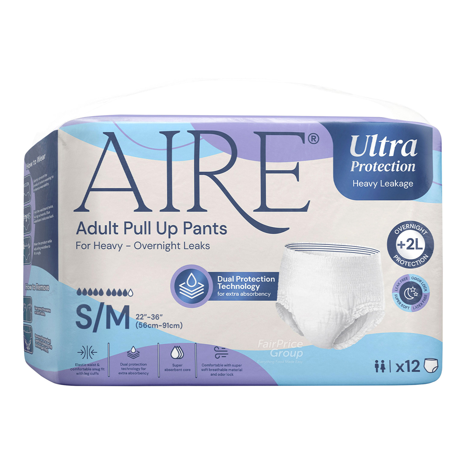 AIRE Ultra Protection Adult Diaper Pull Up Pants - S/M | NTUC FairPrice
