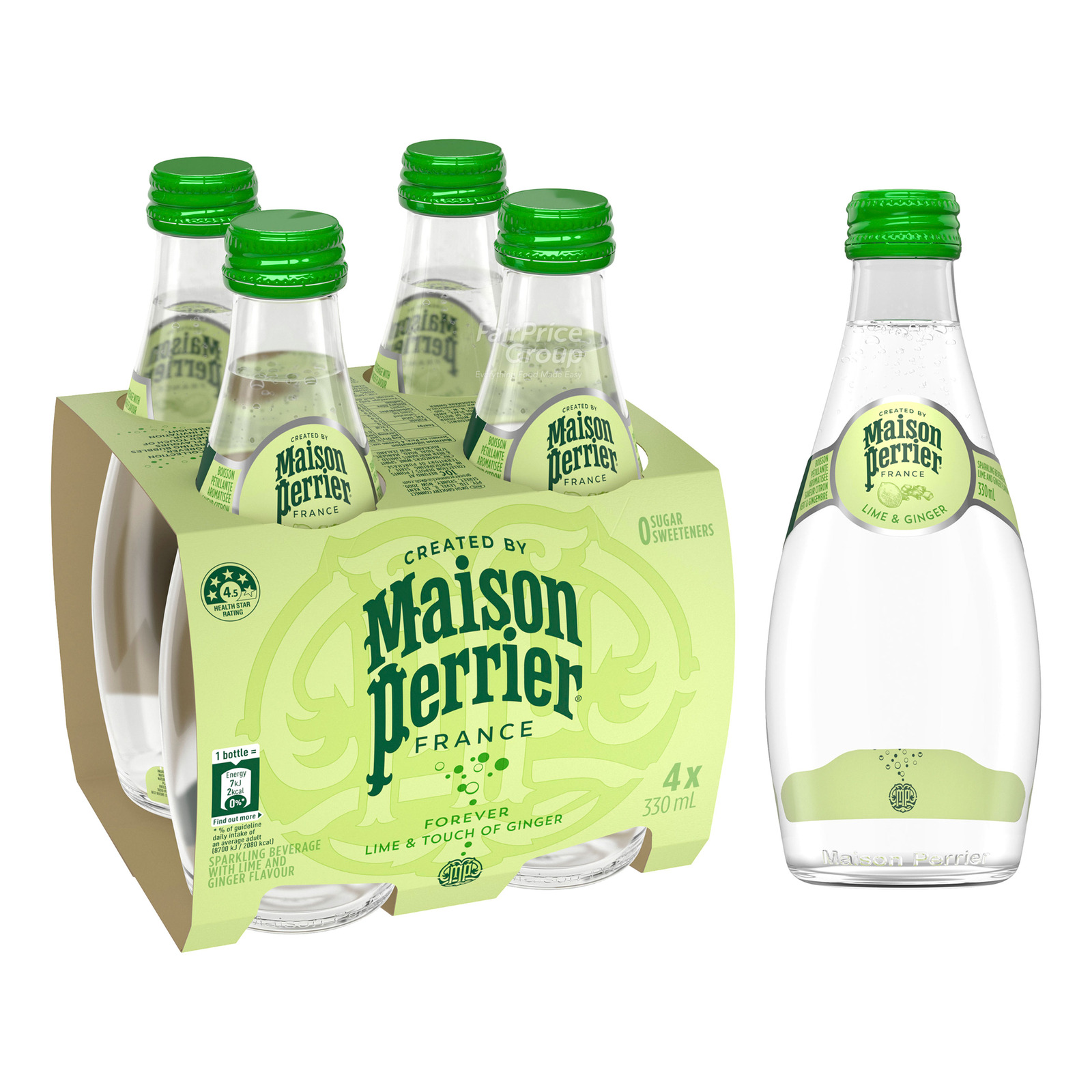 Maison Perrier Forever Sparkling Beverage - Lime & Ginger | NTUC FairPrice