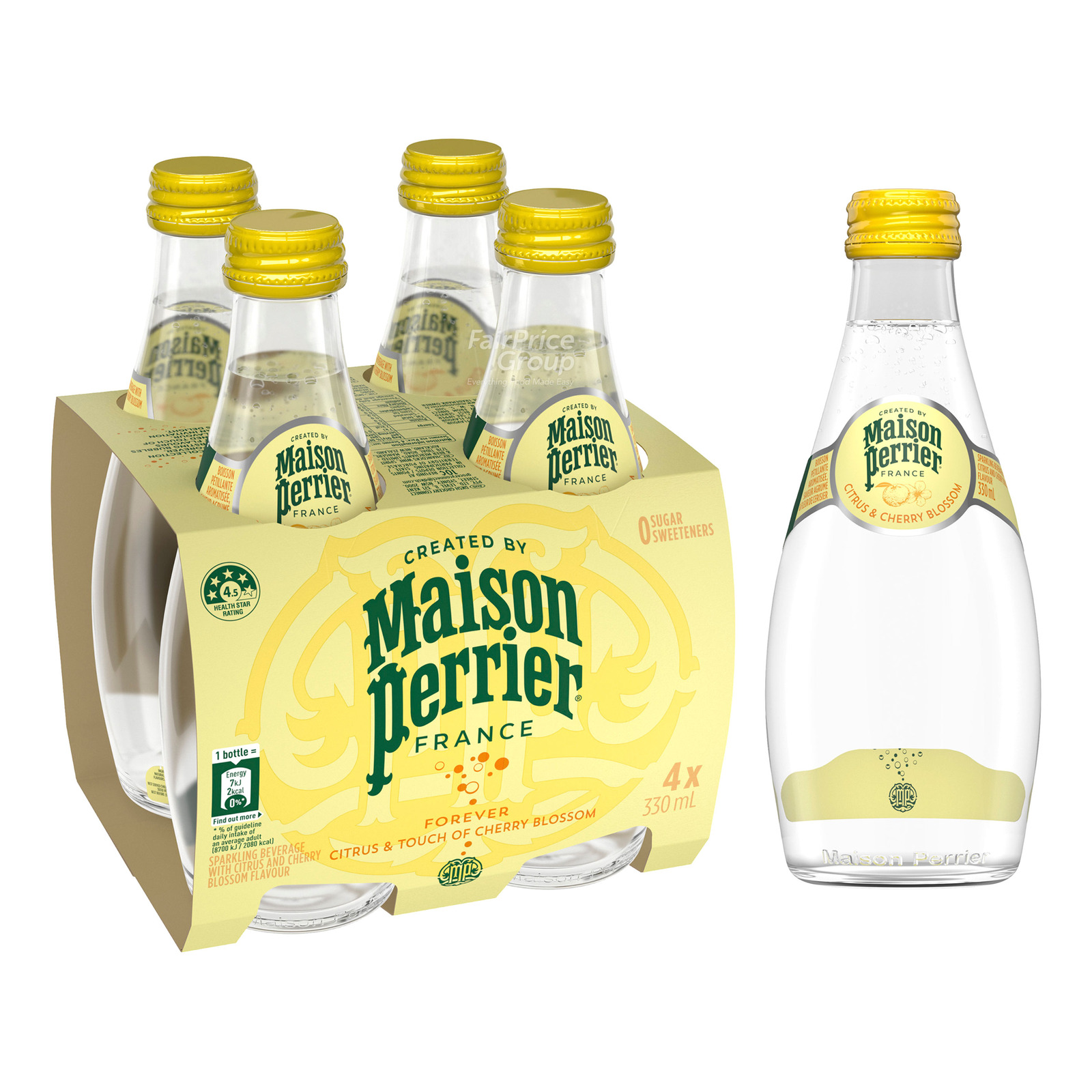 Maison Perrier Forever Sparkling Beverage-Citrus &Cherry Blossom | NTUC ...