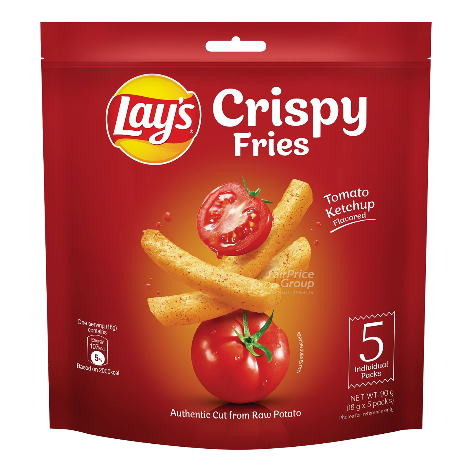 Lay's Fries Potato Sticks - Tomato | NTUC FairPrice