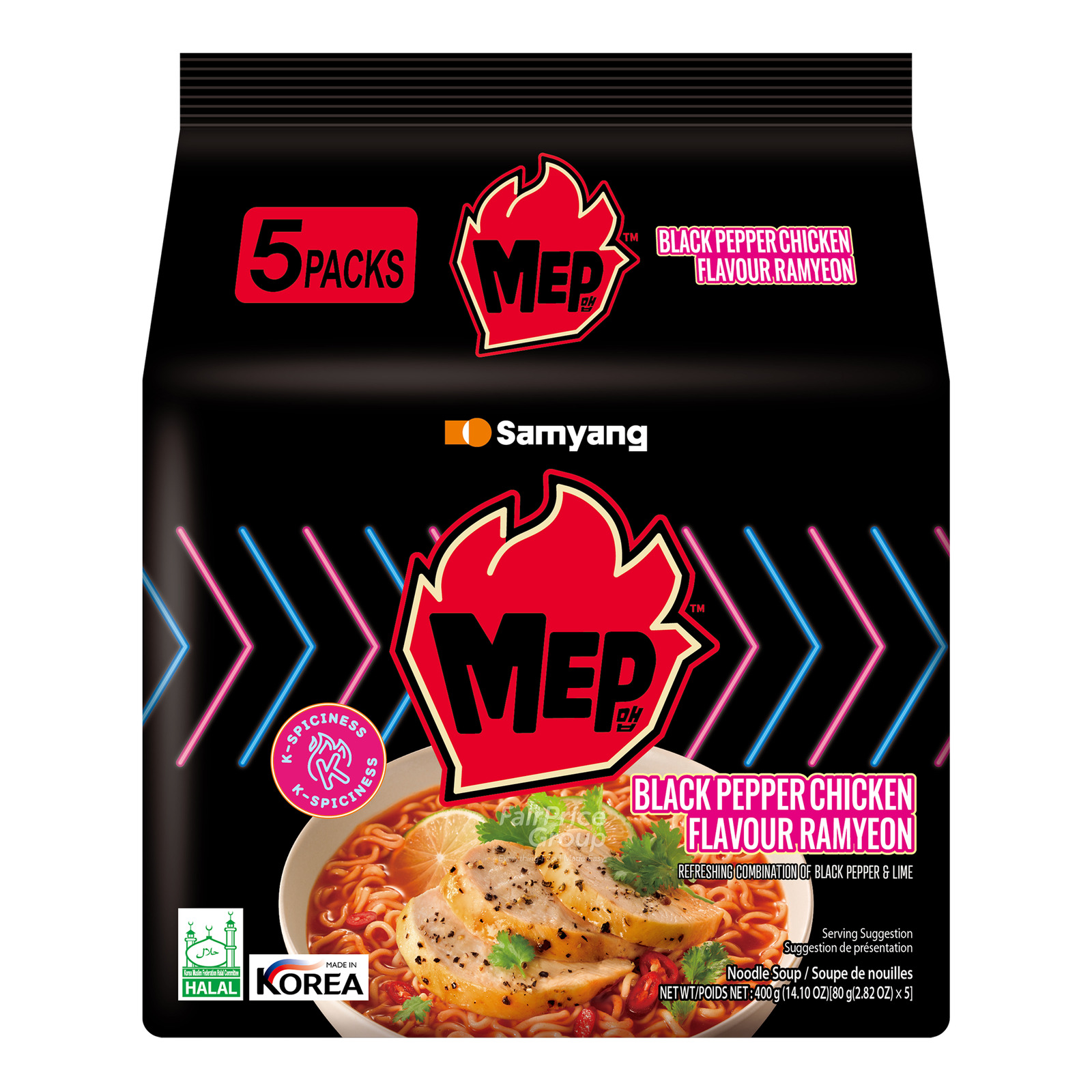 Samyang Mep Instant Ramyeon - Black Pepper Chicken | NTUC FairPrice