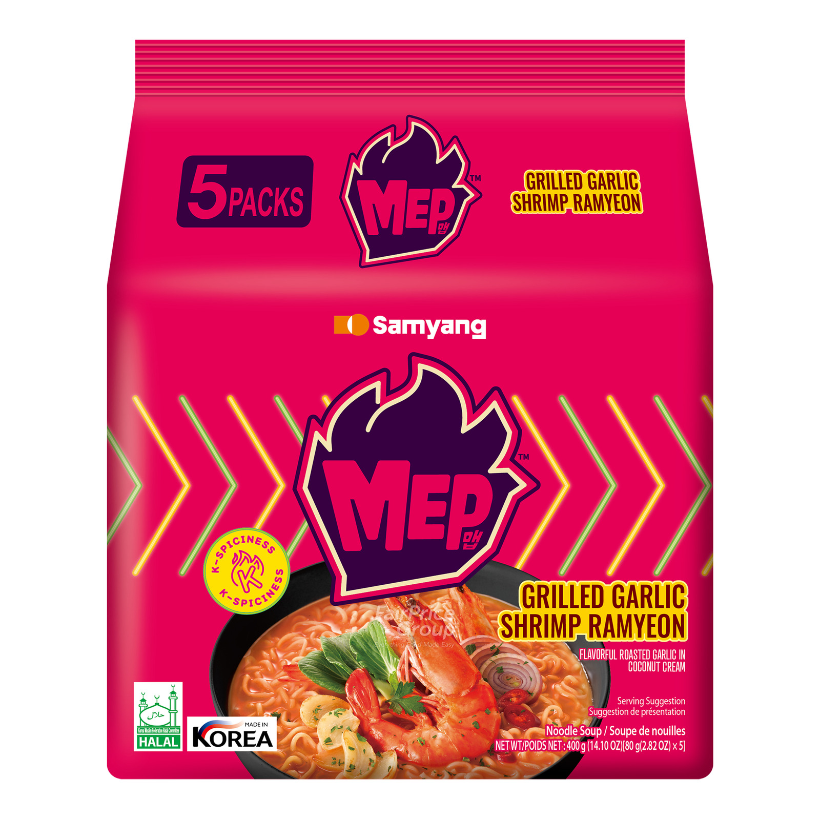 Samyang Mep Instant Ramyeon - Garlic Shrimp | NTUC FairPrice