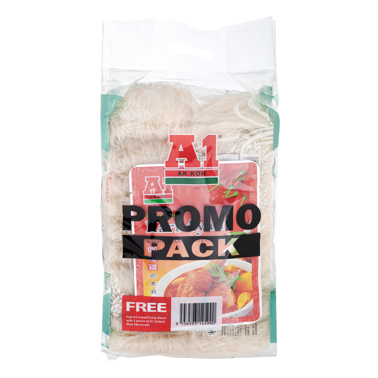 A1 Instant Rice Vermicelli (Bihun)+ Free Chicken Curry Paste | NTUC ...