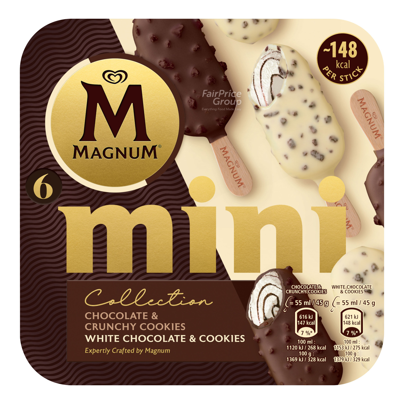 Magnum Mini Ice Cream - Cookie Mix | NTUC FairPrice