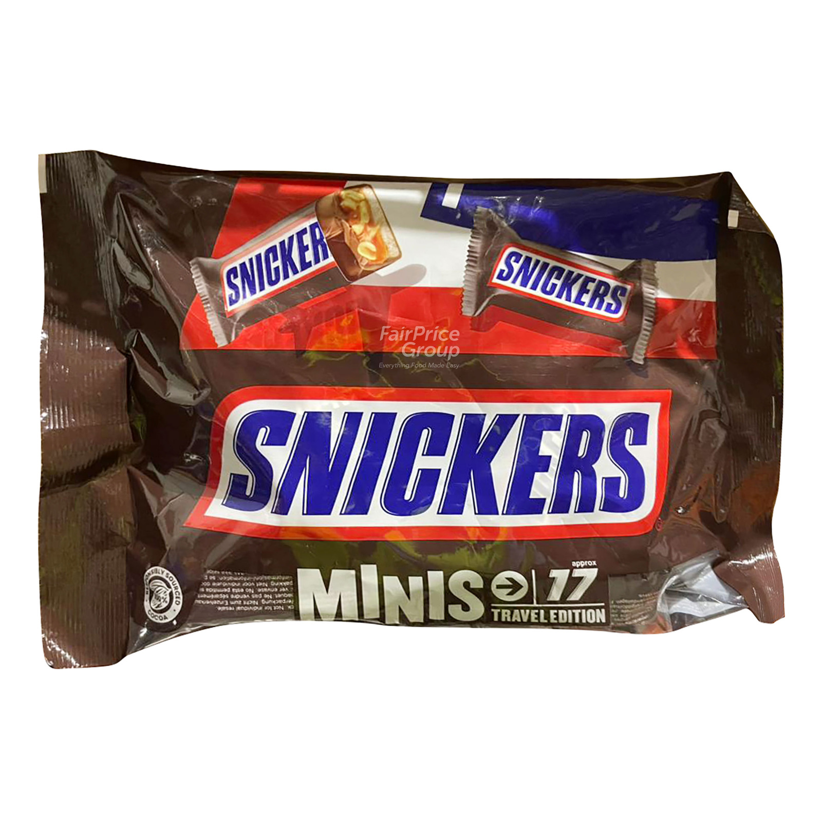 Snickers Chocolate Bar - Minis (Travel Edition) | NTUC FairPrice