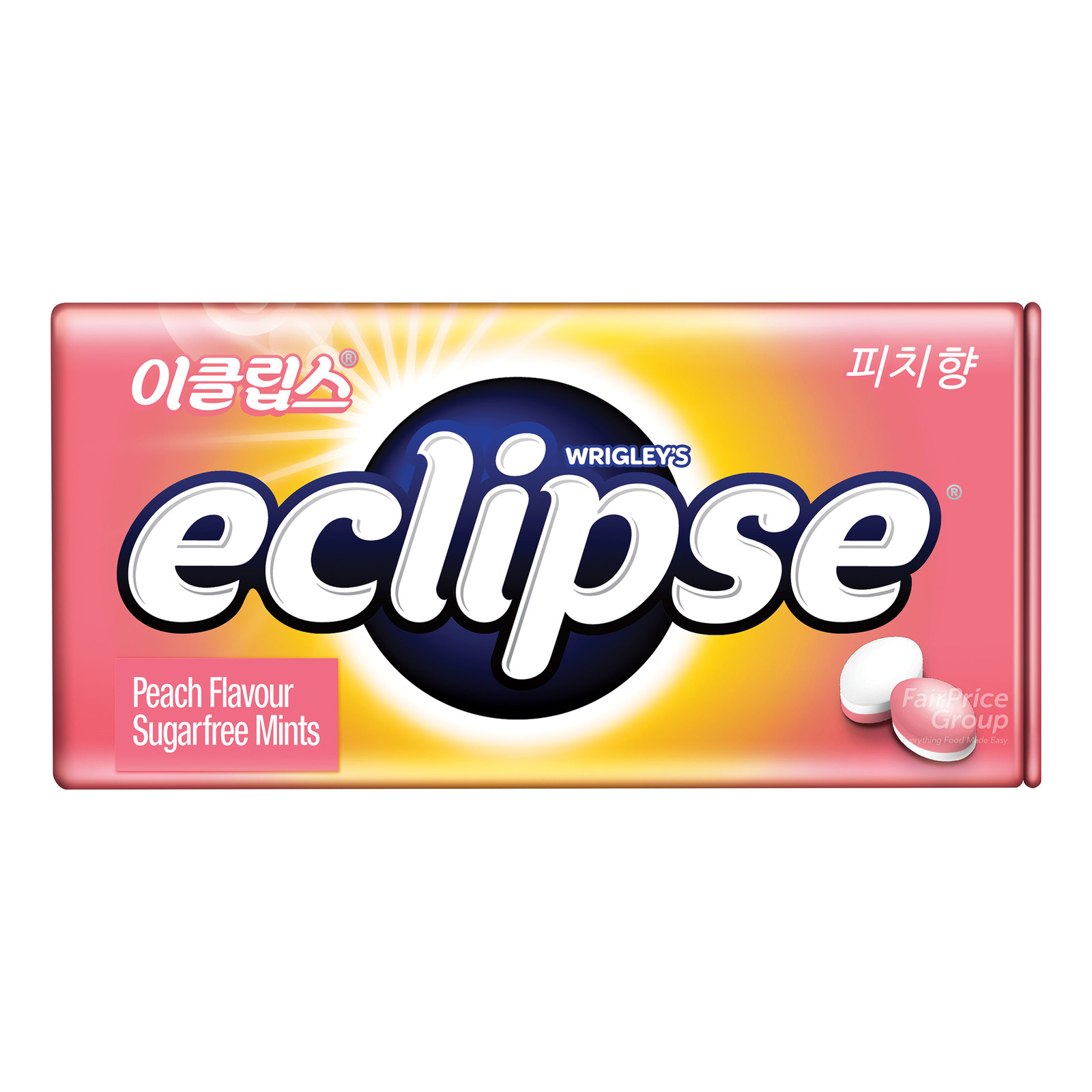 Wrigley's Eclipse Sugar Free Mints Candy - Peach | NTUC FairPrice
