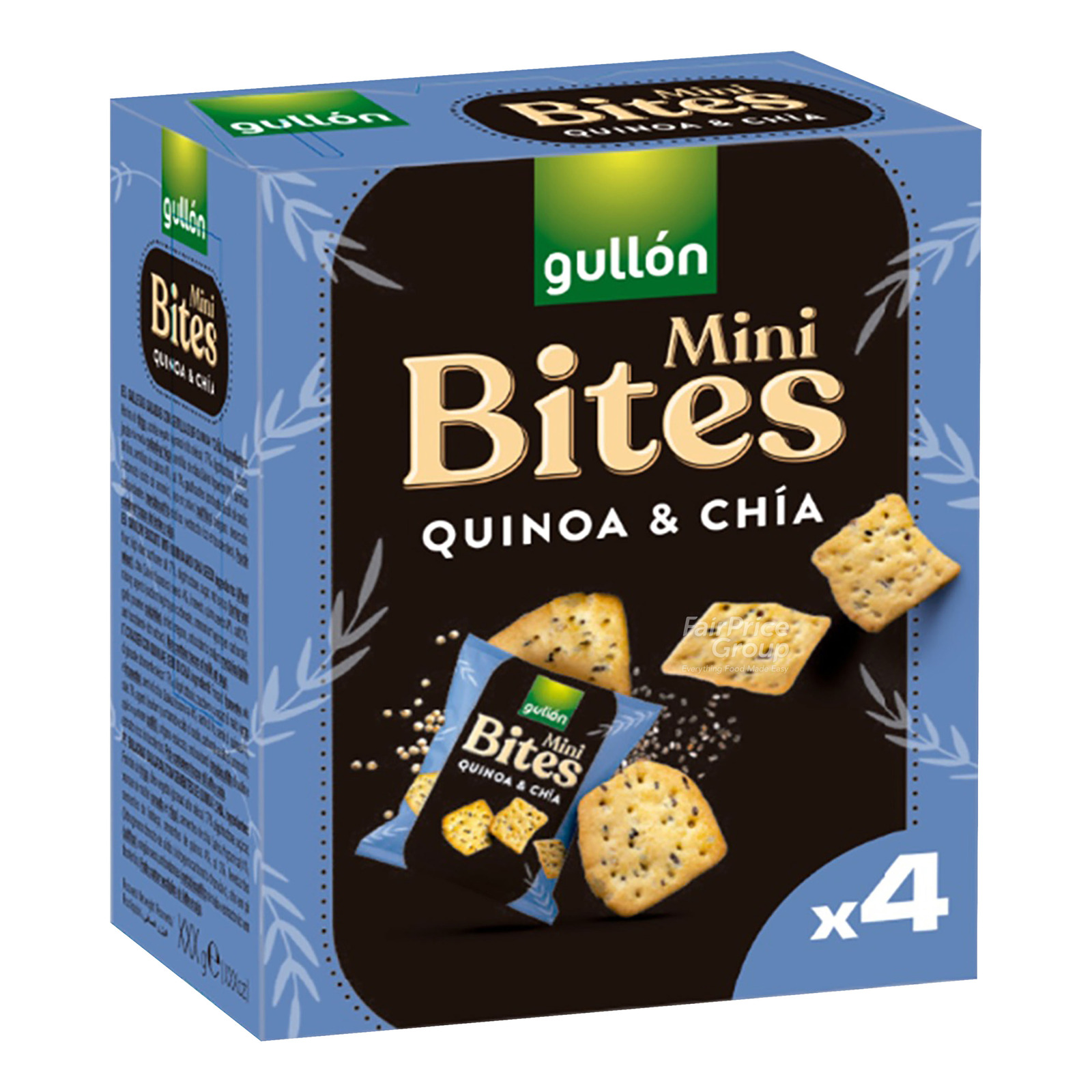 Gullon Mini Bites - Quinoa & Chia | NTUC FairPrice