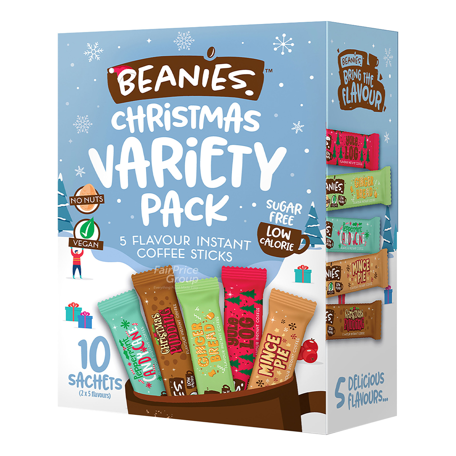 Beanies Instant Coffee - Christmas Variety Pack | NTUC FairPrice
