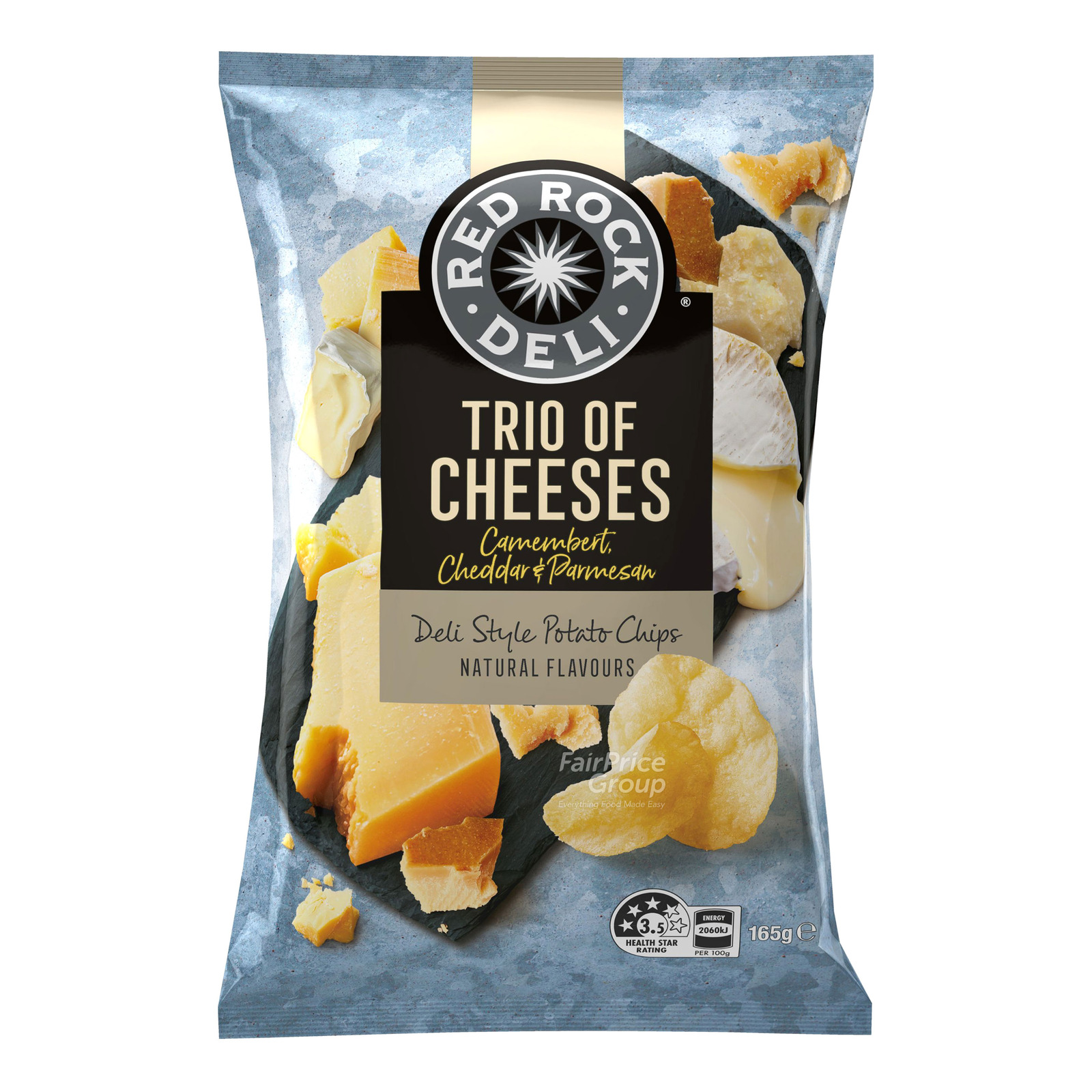 Red Rock Deli Style Potato Chips - Trio of Cheese | NTUC FairPrice