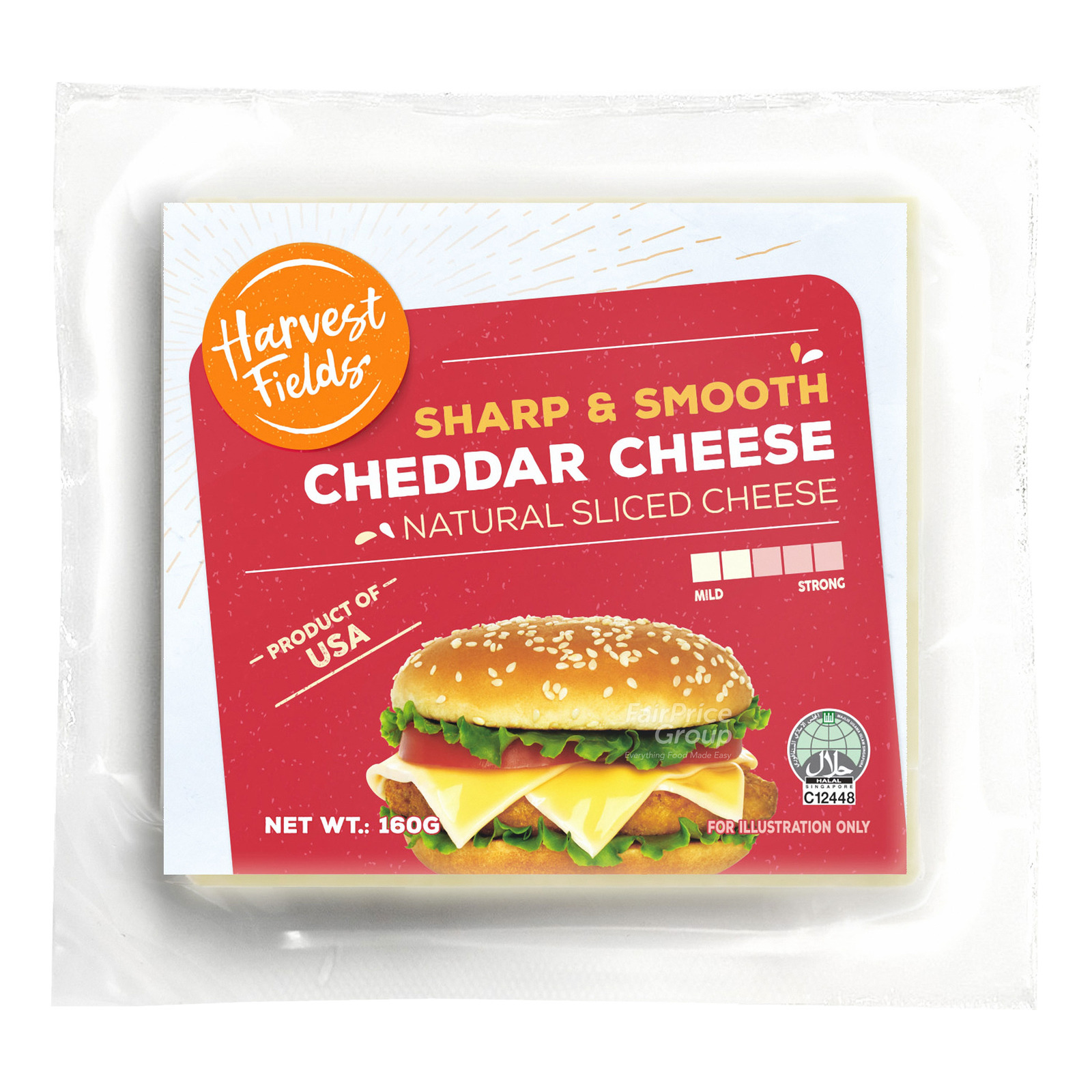 Harvest Fields Slice Cheese - Cheddar (Mild) | NTUC FairPrice