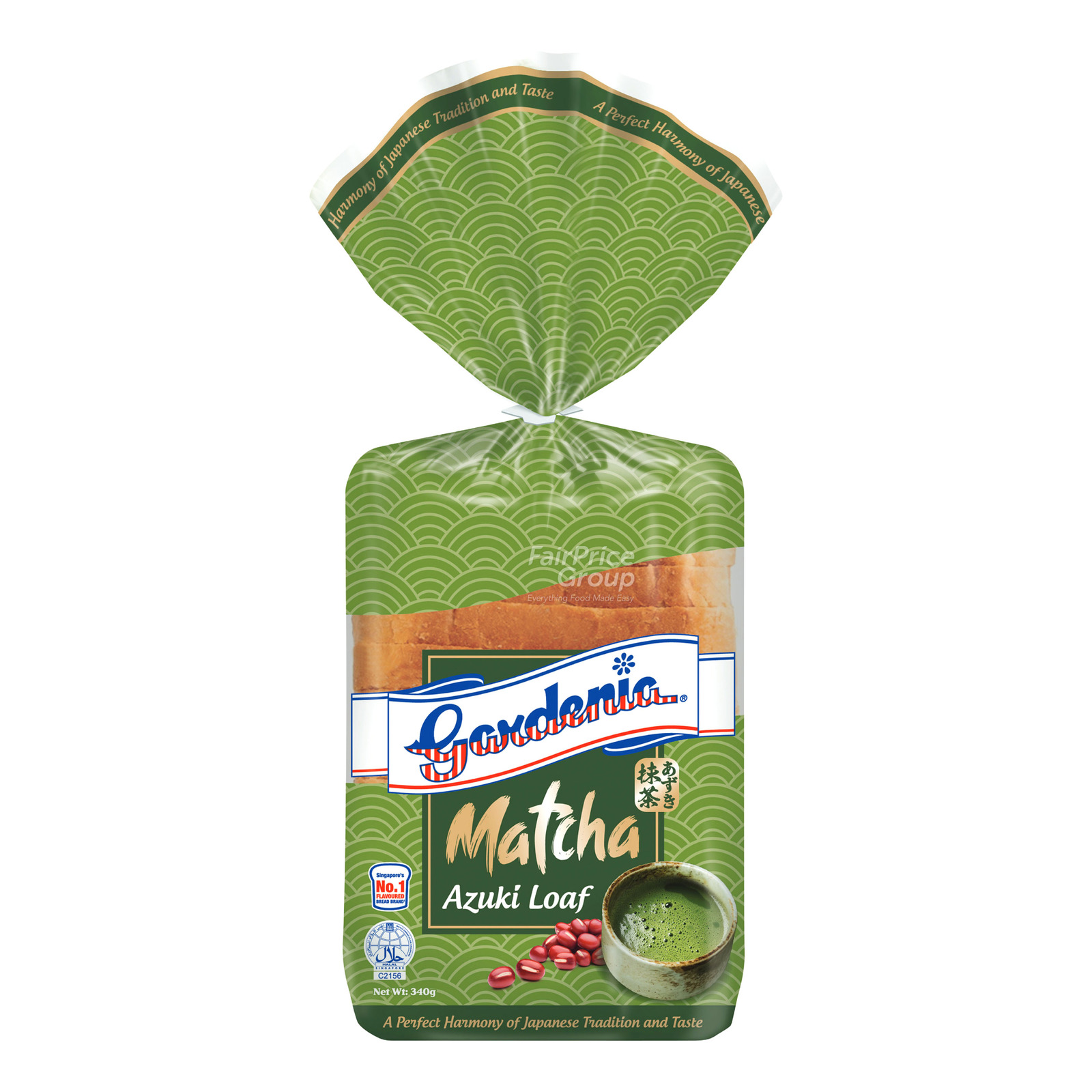 Gardenia Loaf Bread - Matcha Azuki | NTUC FairPrice