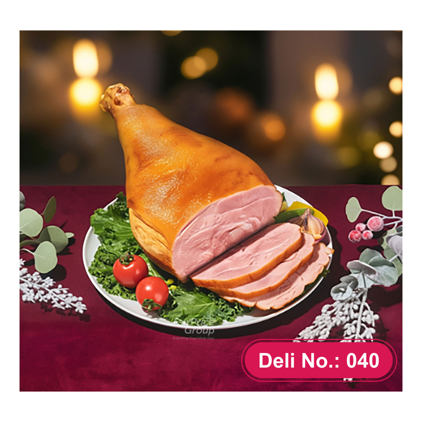 (Pre-Order) SimplyMeat Mini Leg Gammon Ham Bone-In | NTUC FairPrice