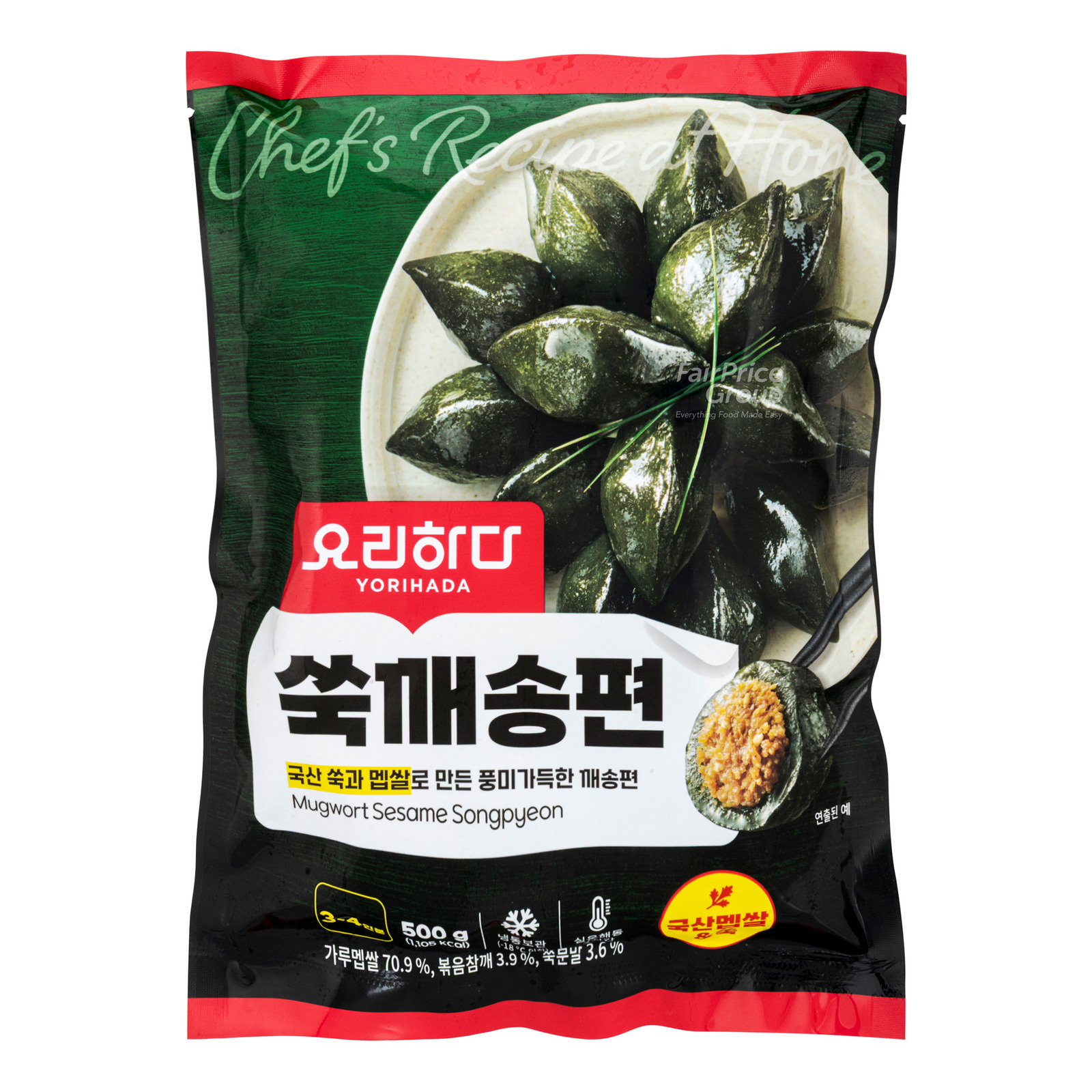 Yorihada Mugwort Sesame Songpyeon | NTUC FairPrice