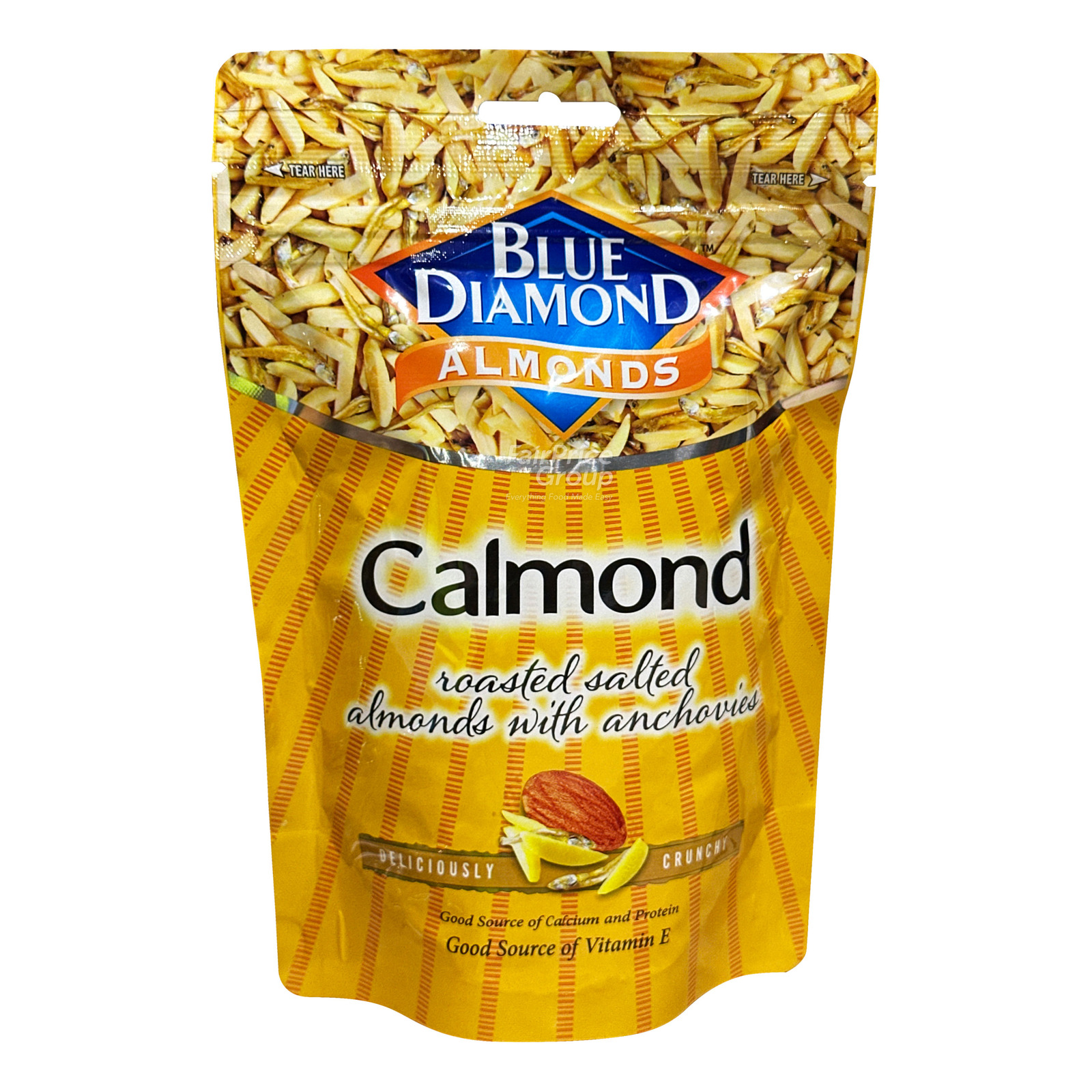 Blue Diamond Almonds - Roasted Salted Almonds with Anchovies | NTUC ...