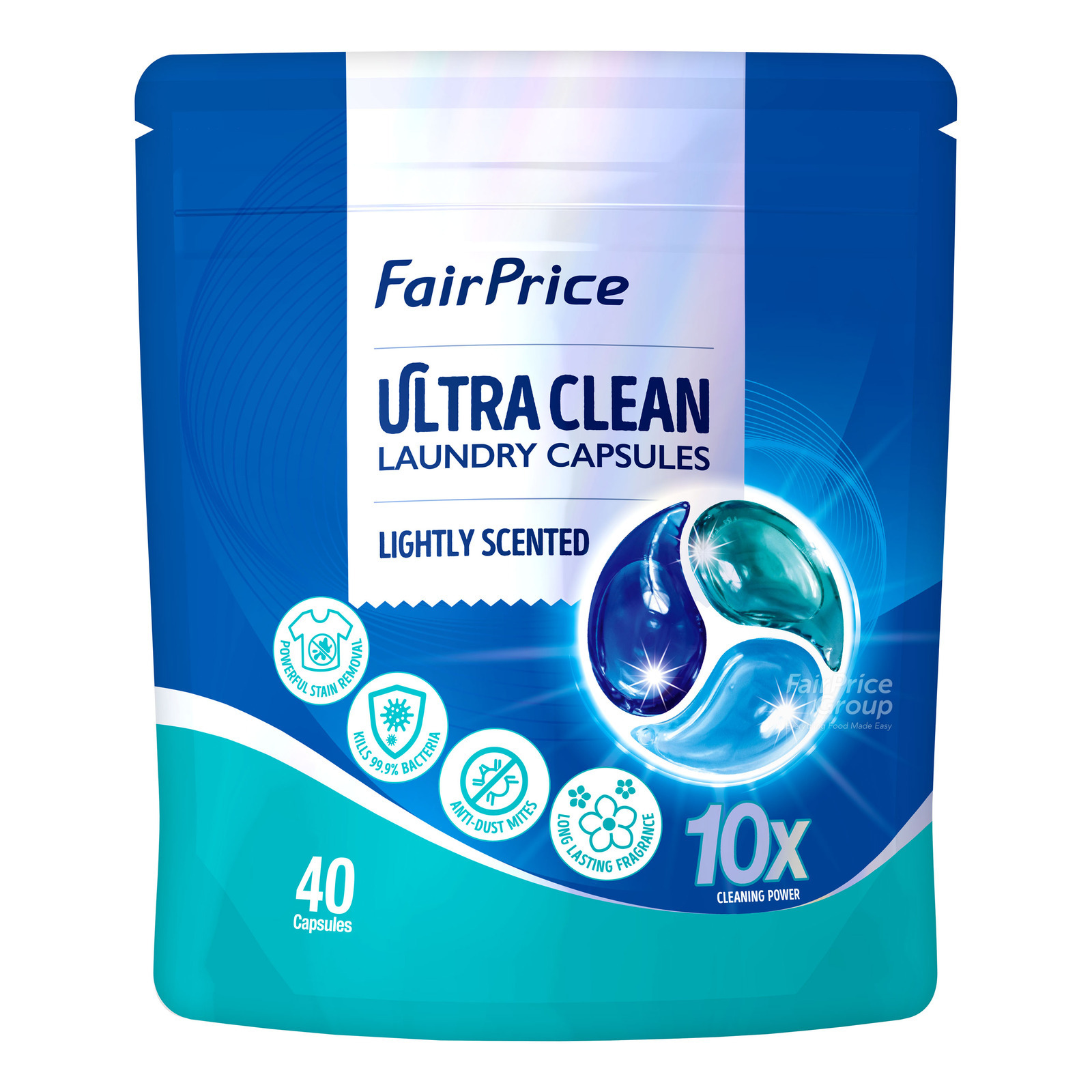 FairPrice Laundry Capsules Refill - Lightly Scented | NTUC FairPrice