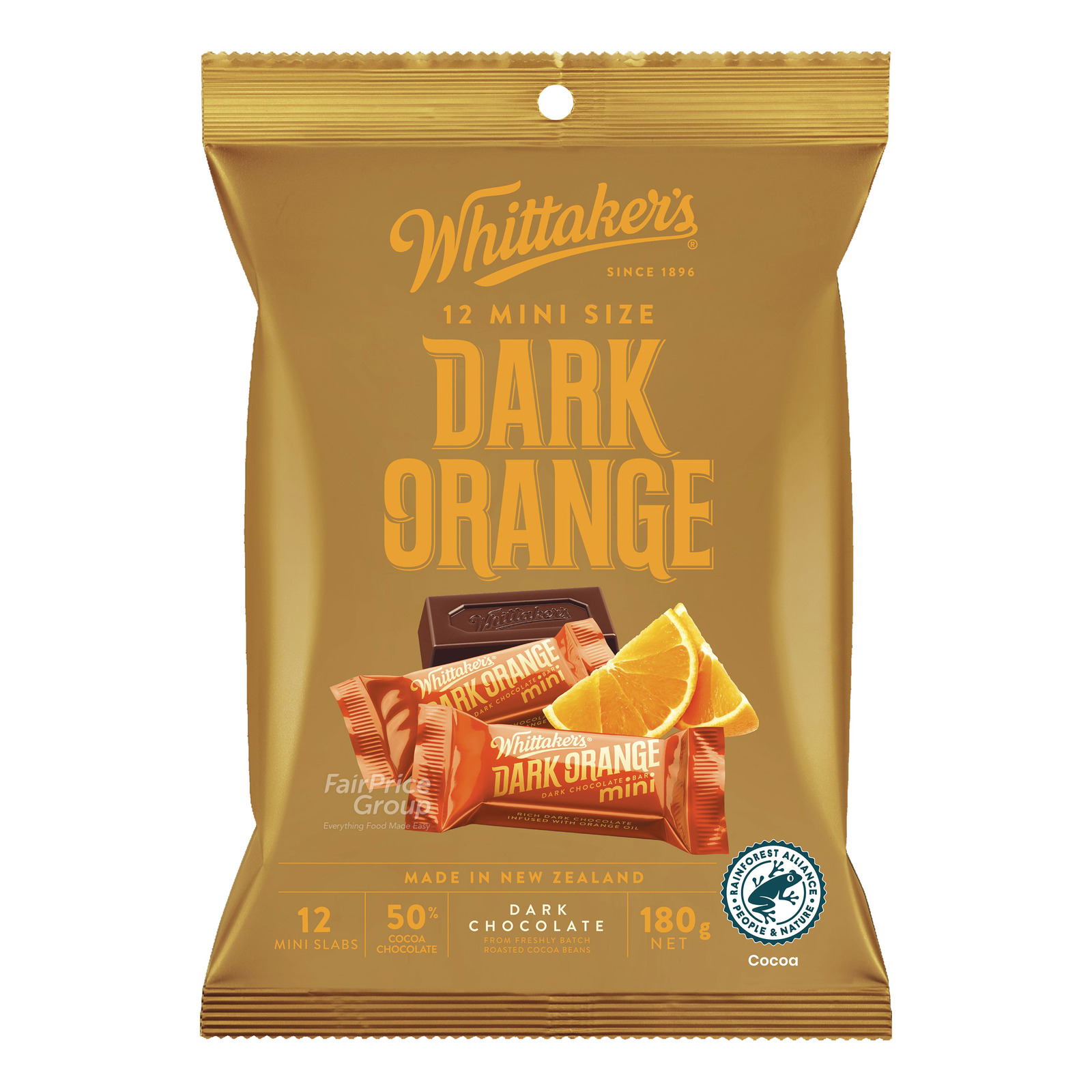 Whittaker Chocolate - Dark Orange | NTUC FairPrice