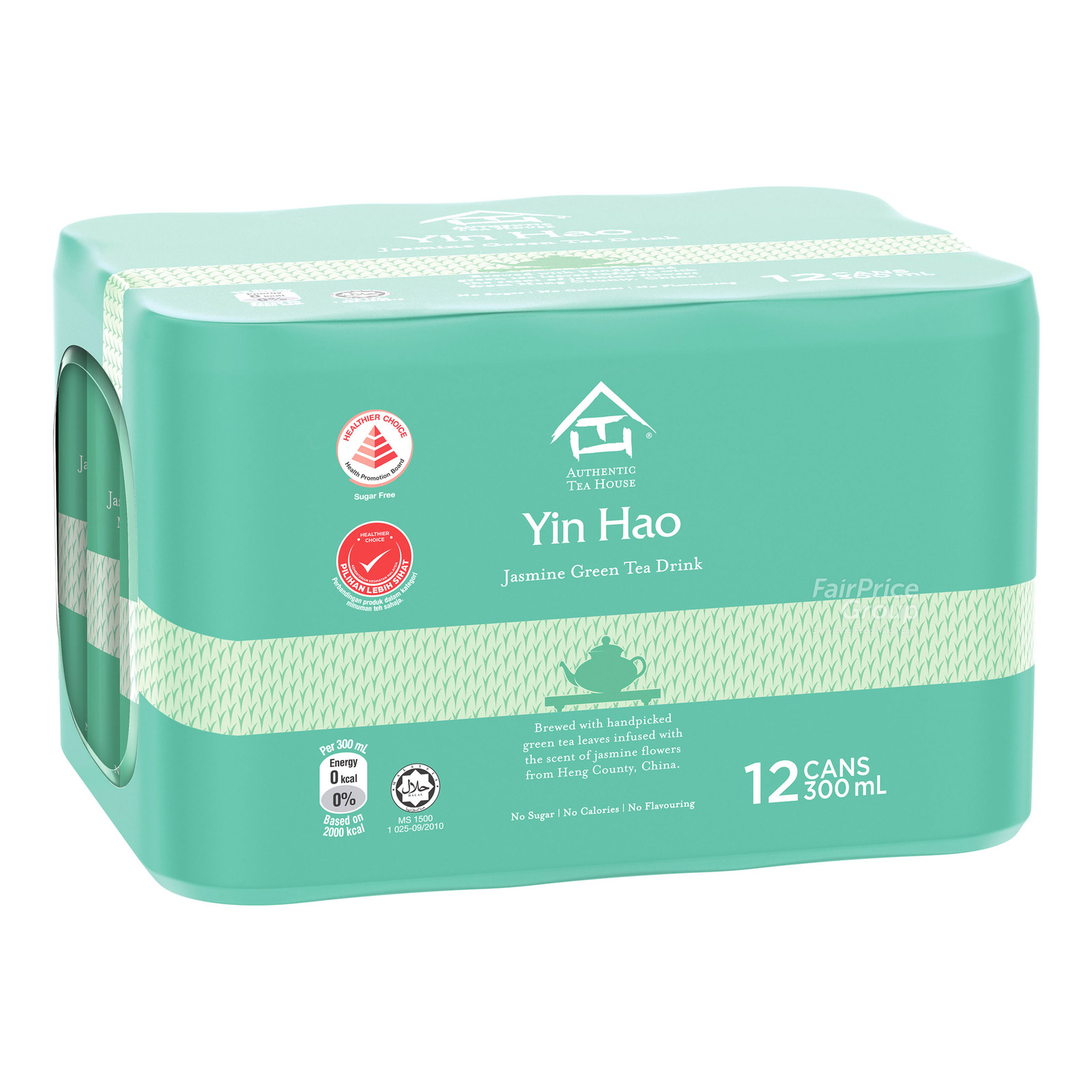 Authentic Tea House Yin Hao Can Drink - Japanese Green Tea | NTUC FairPrice