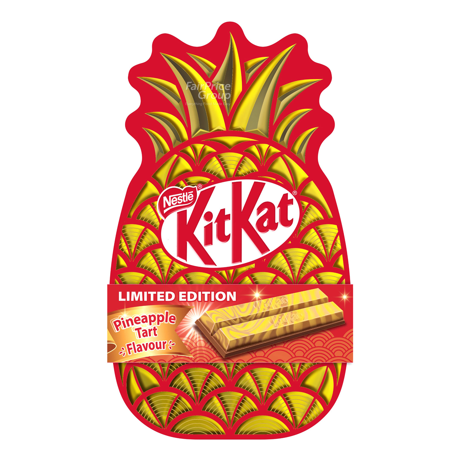 Nestle Kit Kat Chocolate Bar - Pineapple Tart (Tin) | NTUC FairPrice