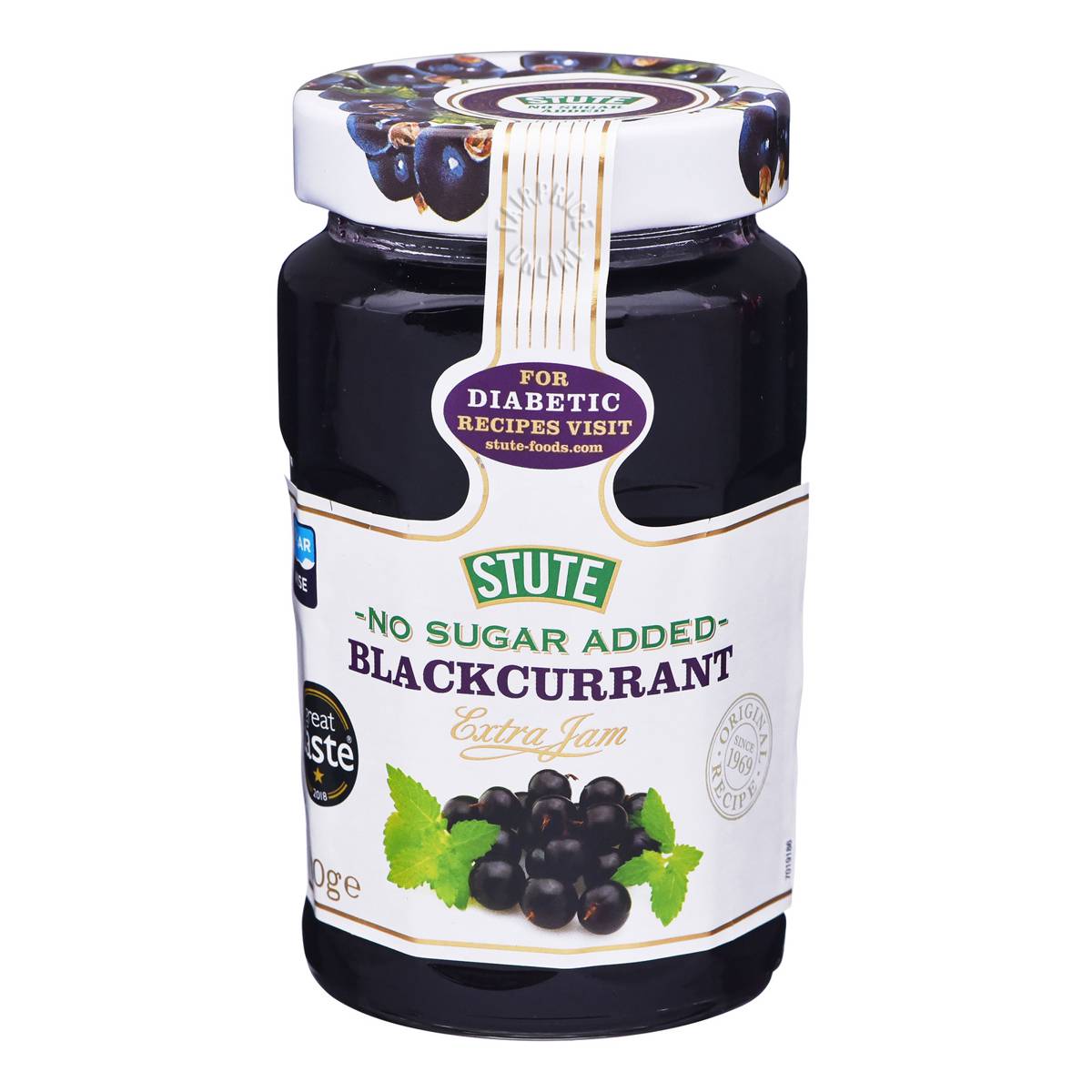 Stute Diabetic Jam - Blackcurrent Extra Jam | NTUC FairPrice