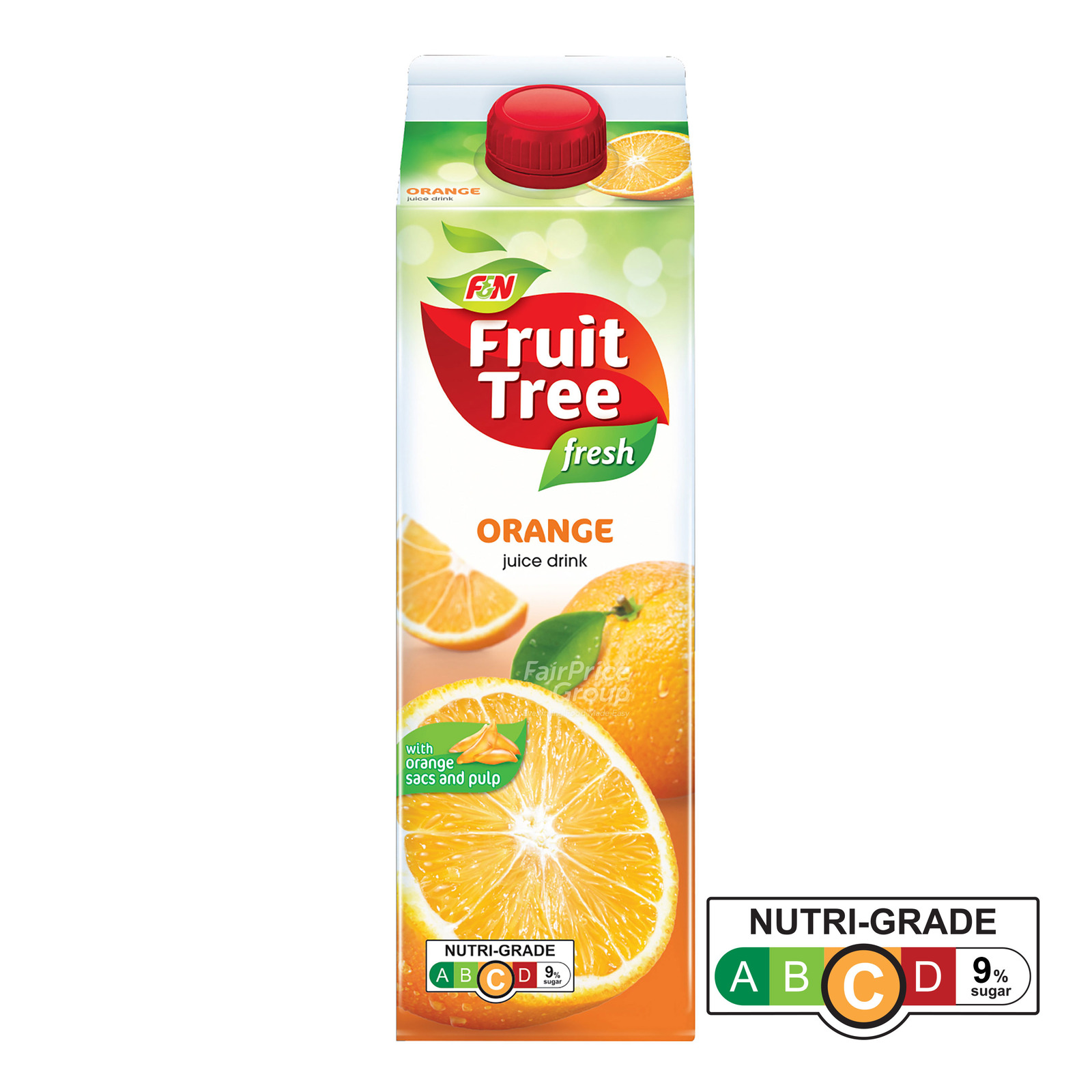 F&N Fruit Tree Fresh Juice - Orange with Orange Sacs and Pulp | NTUC ...