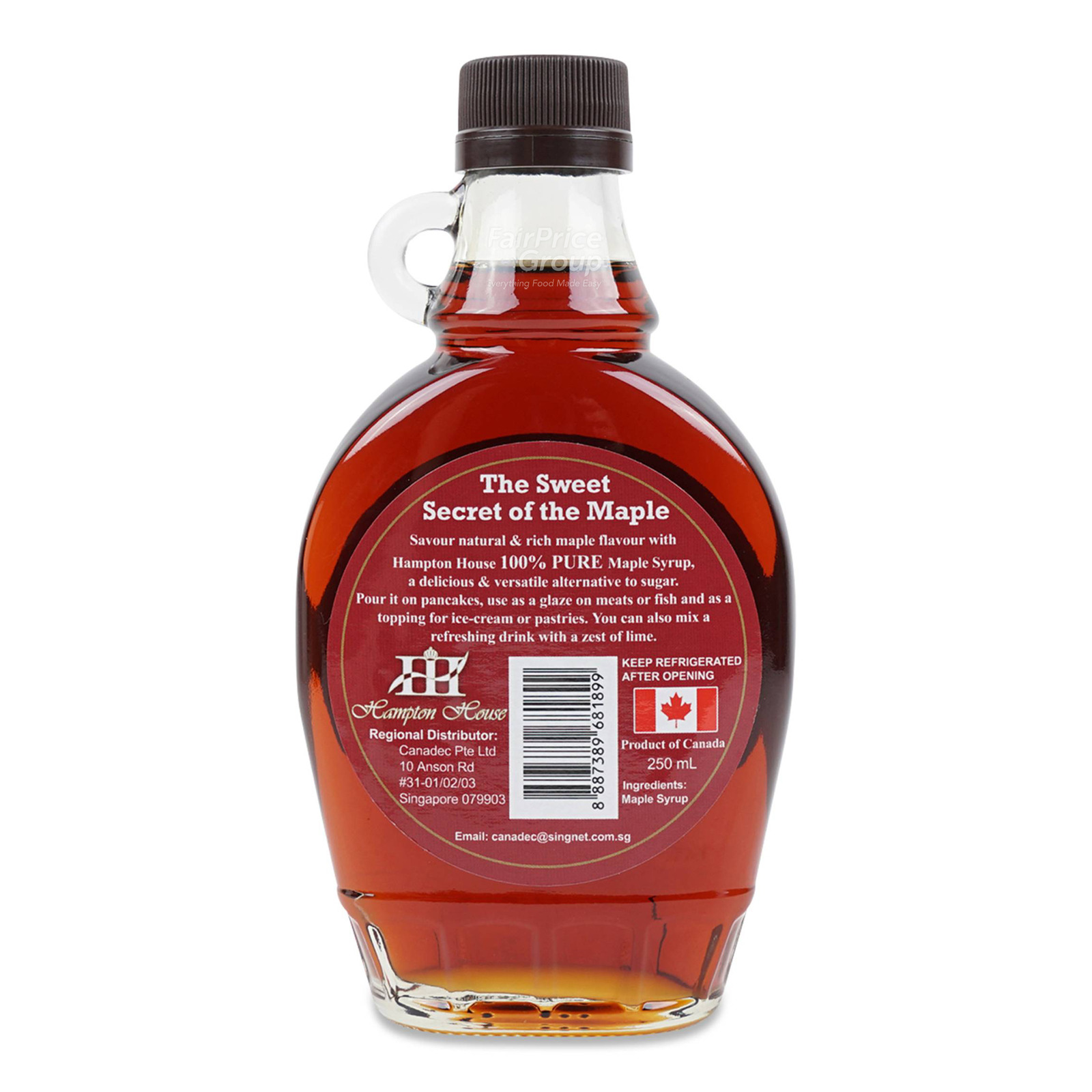 Hampton House 100% Pure Canadian Maple Syrup | NTUC FairPrice