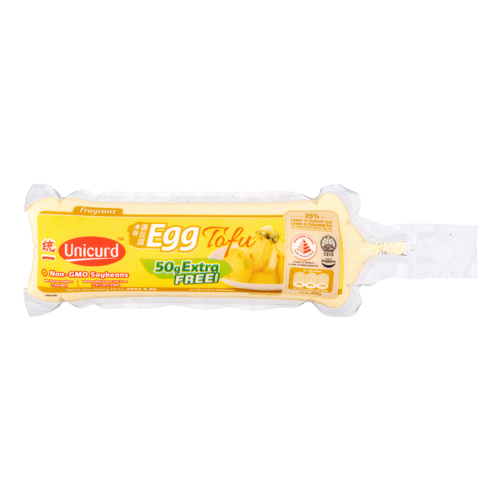 Unicurd Fragrant Egg Tofu Tube - Original | NTUC FairPrice