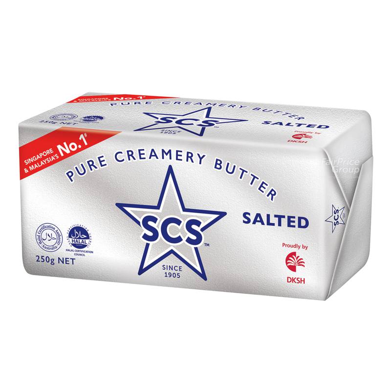 SCS Pure Creamery Butter Block - Salted | NTUC FairPrice